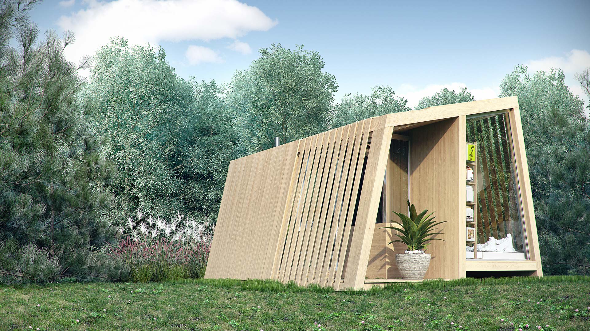 Small, wooden, summer house by Viscato - Architizer