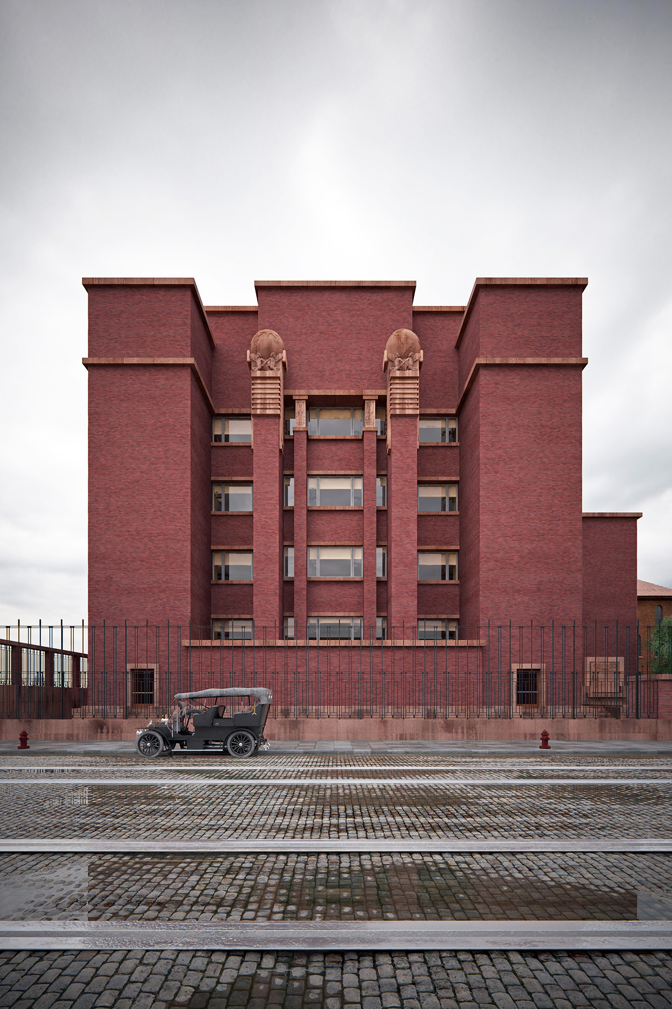 Larkin Administration Building / Frank Lloyd Wright - Architizer