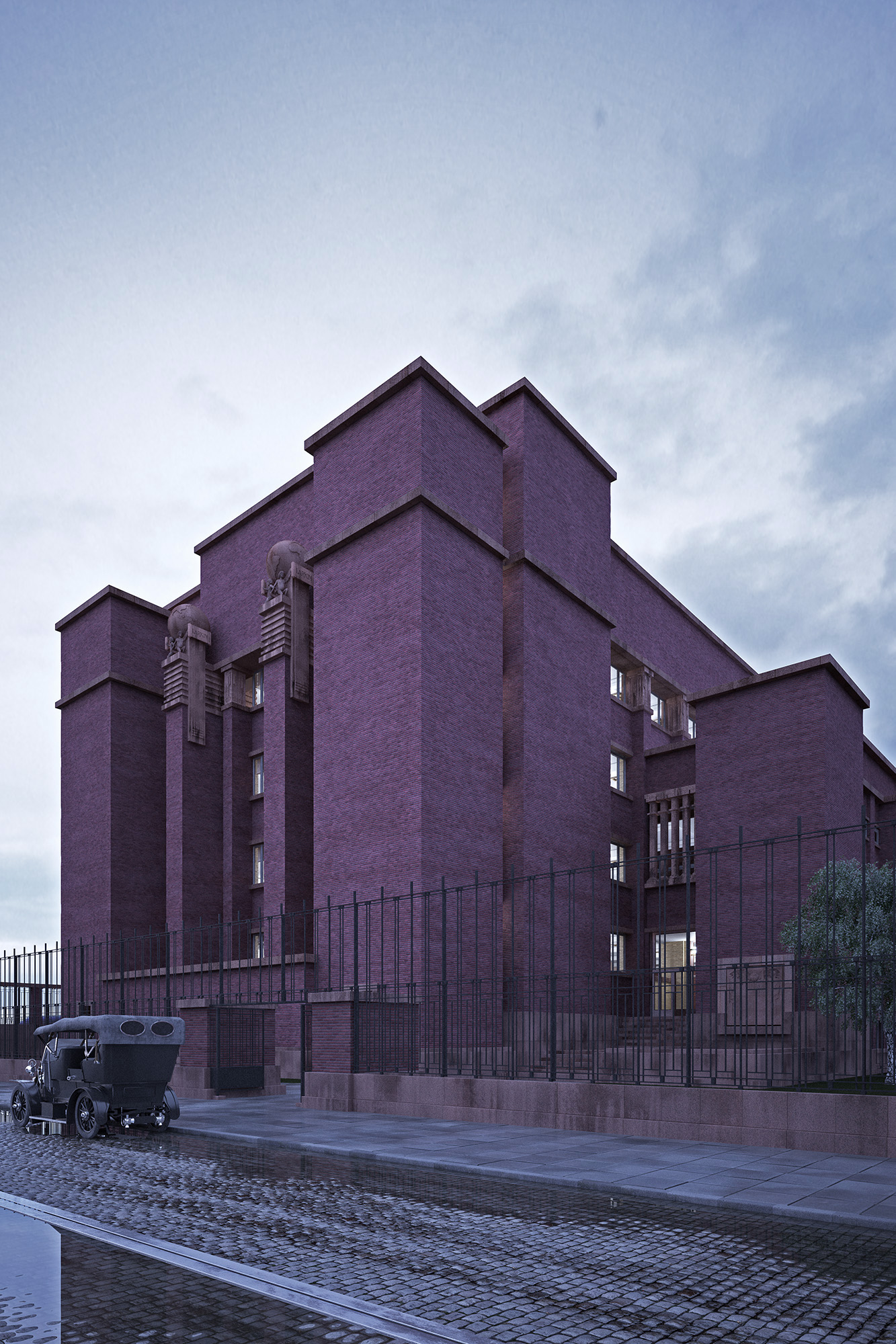 Larkin Administration Building / Frank Lloyd Wright by Hooked on the ...