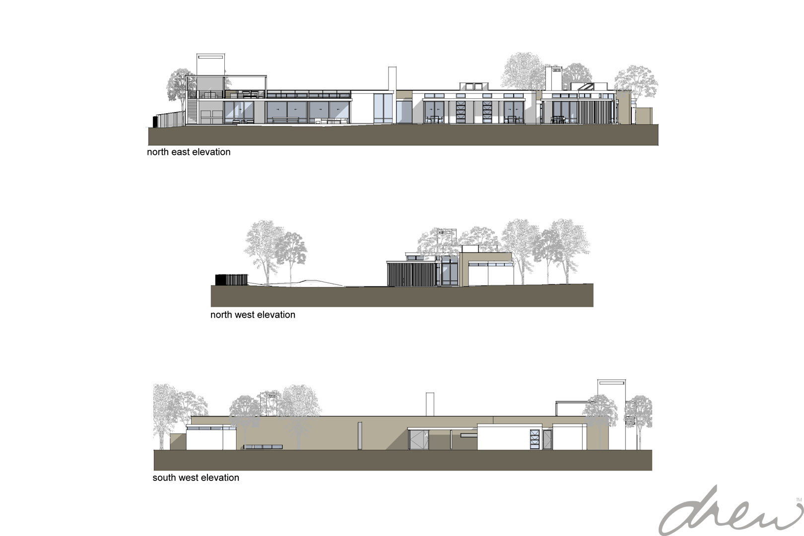 spine wall house by Drew Architects + Interiors - Architizer