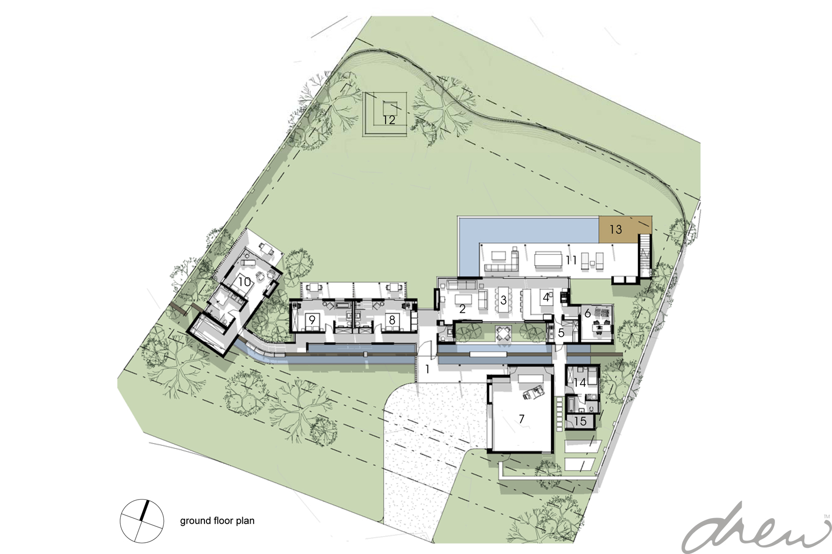 spine wall house by Drew Architects + Interiors - Architizer