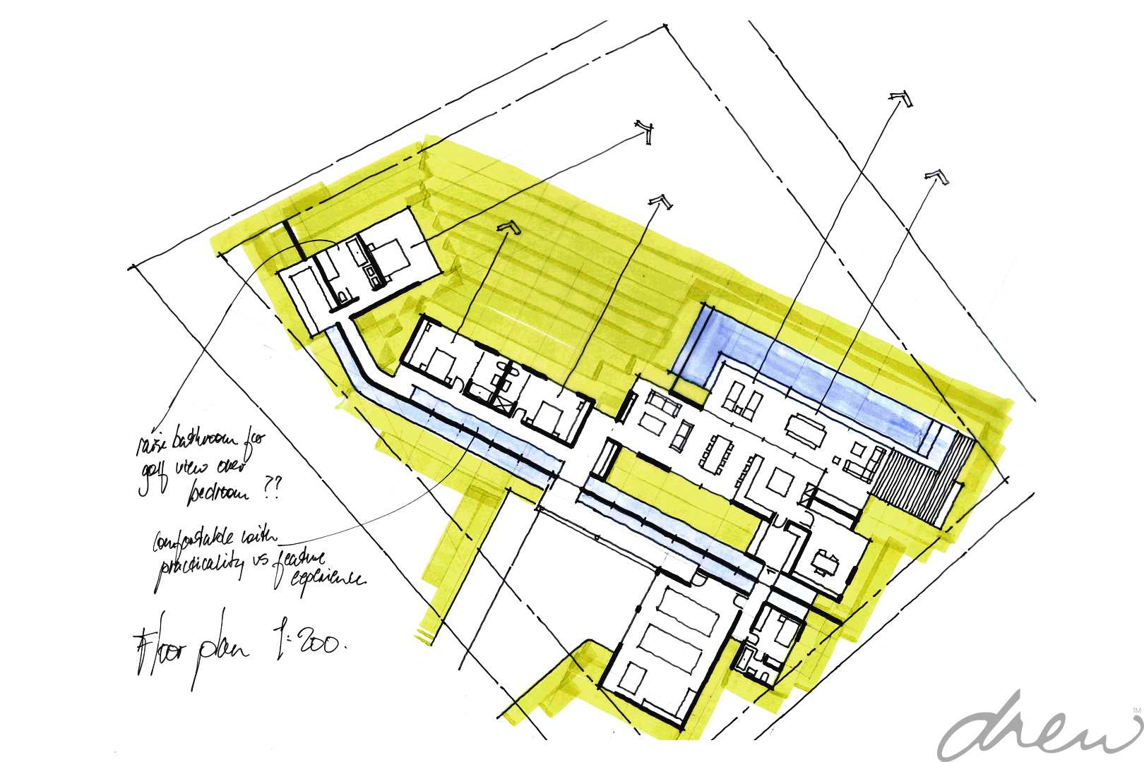 spine wall house by Drew Architects + Interiors - Architizer