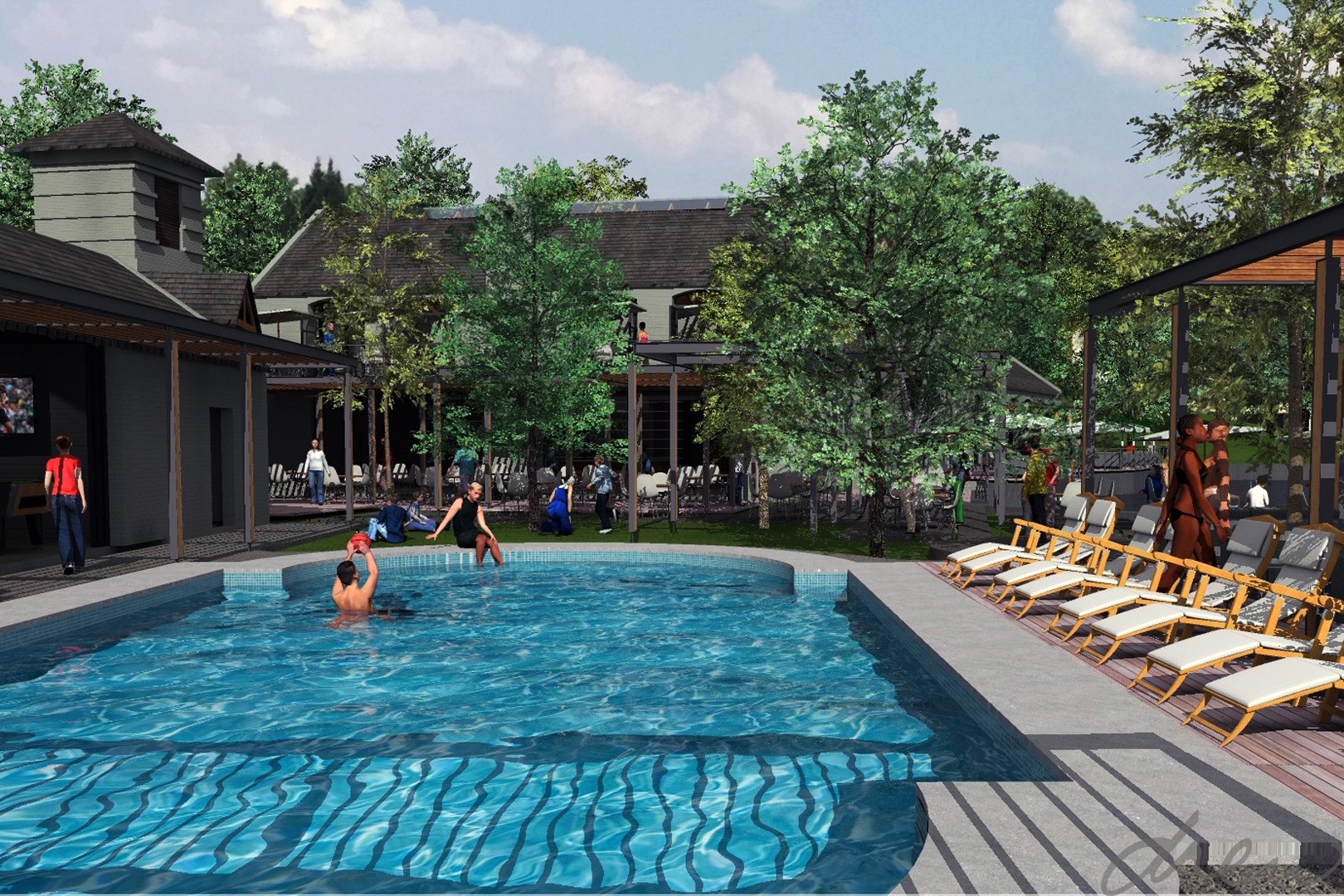 cedar lakes estate | clubhouse upgrade by Drew Architects + Interiors ...