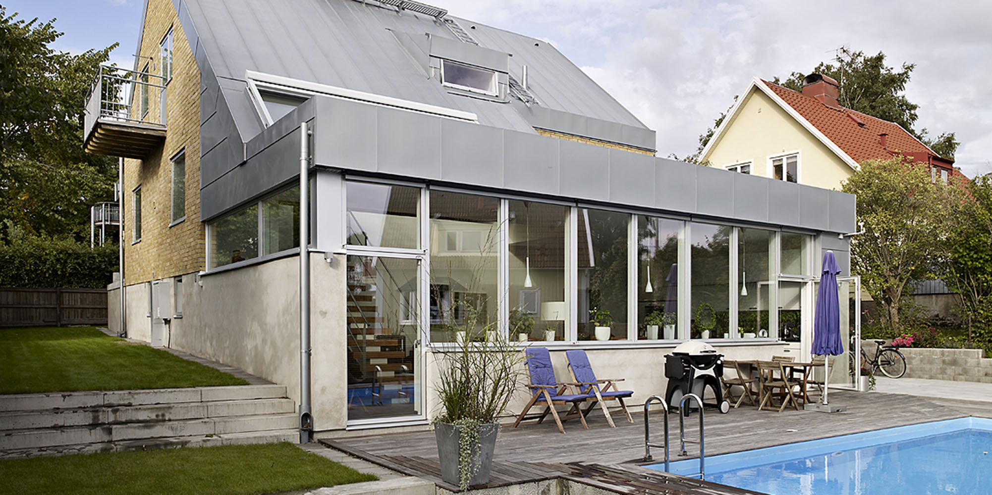 Aluminium house by Unit Arkitektur AB - Architizer