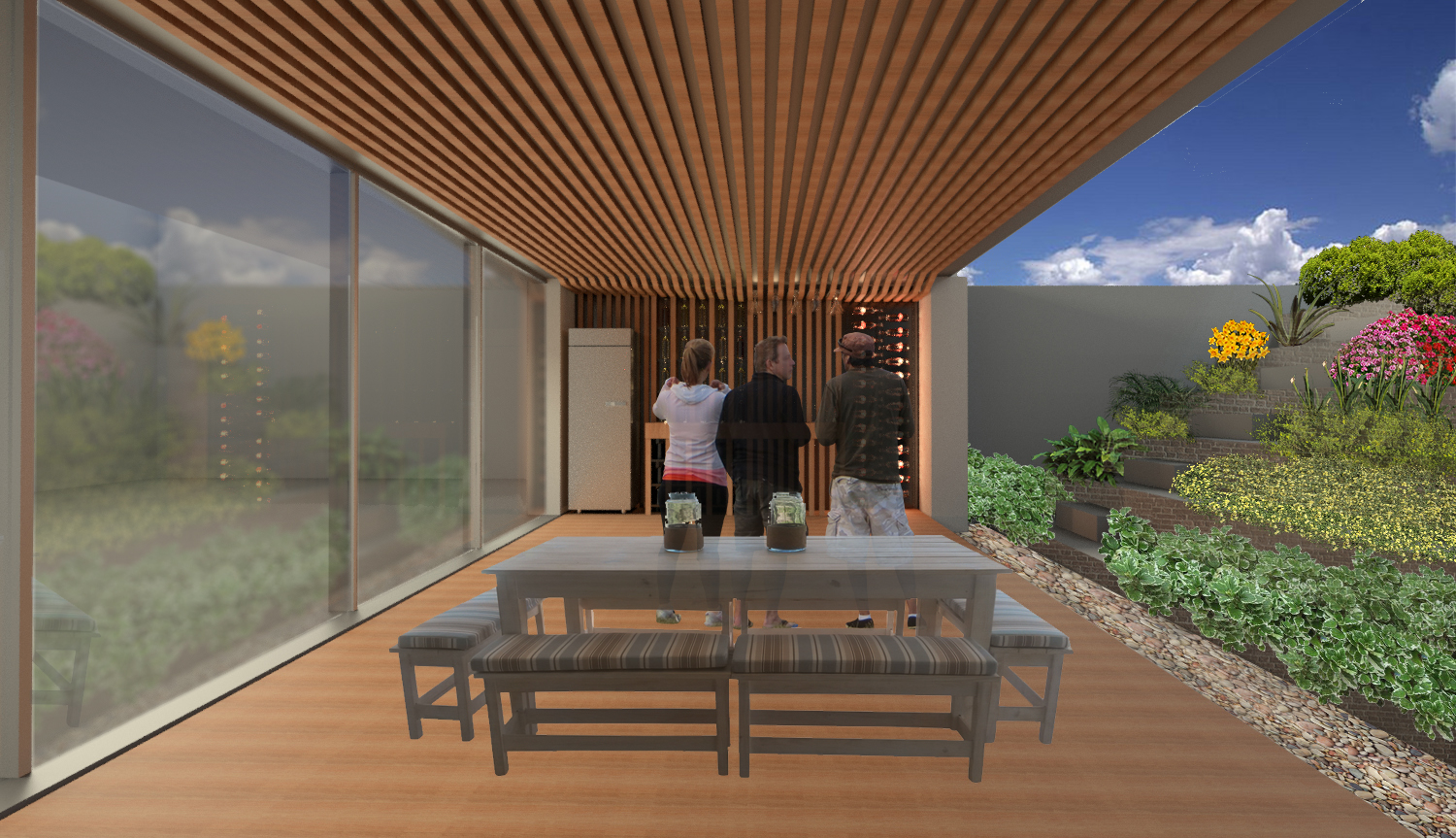 TERRAZA INTERIOR SAN ANDRES by VOLEVA ARQUITECTOS - Architizer