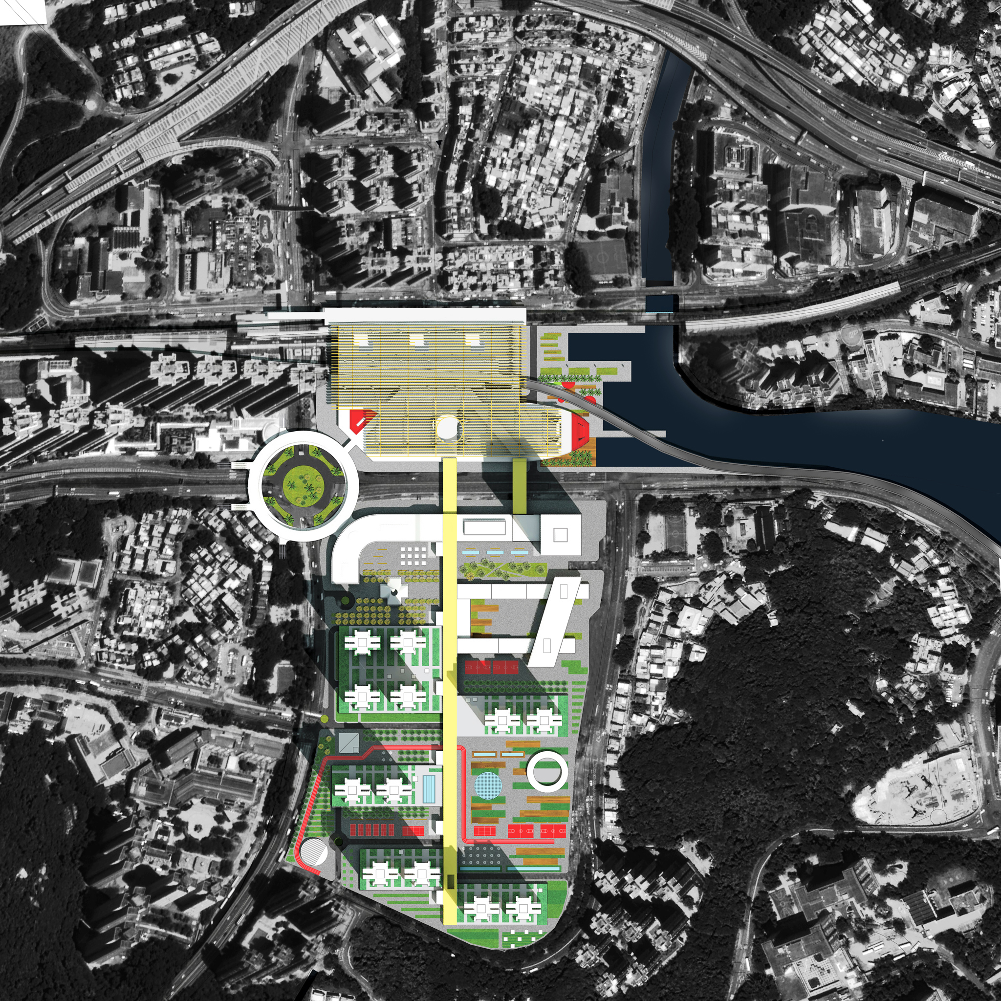 Void Strategy: Urban Proposal in Sha Tin by Jun Deng - Architizer
