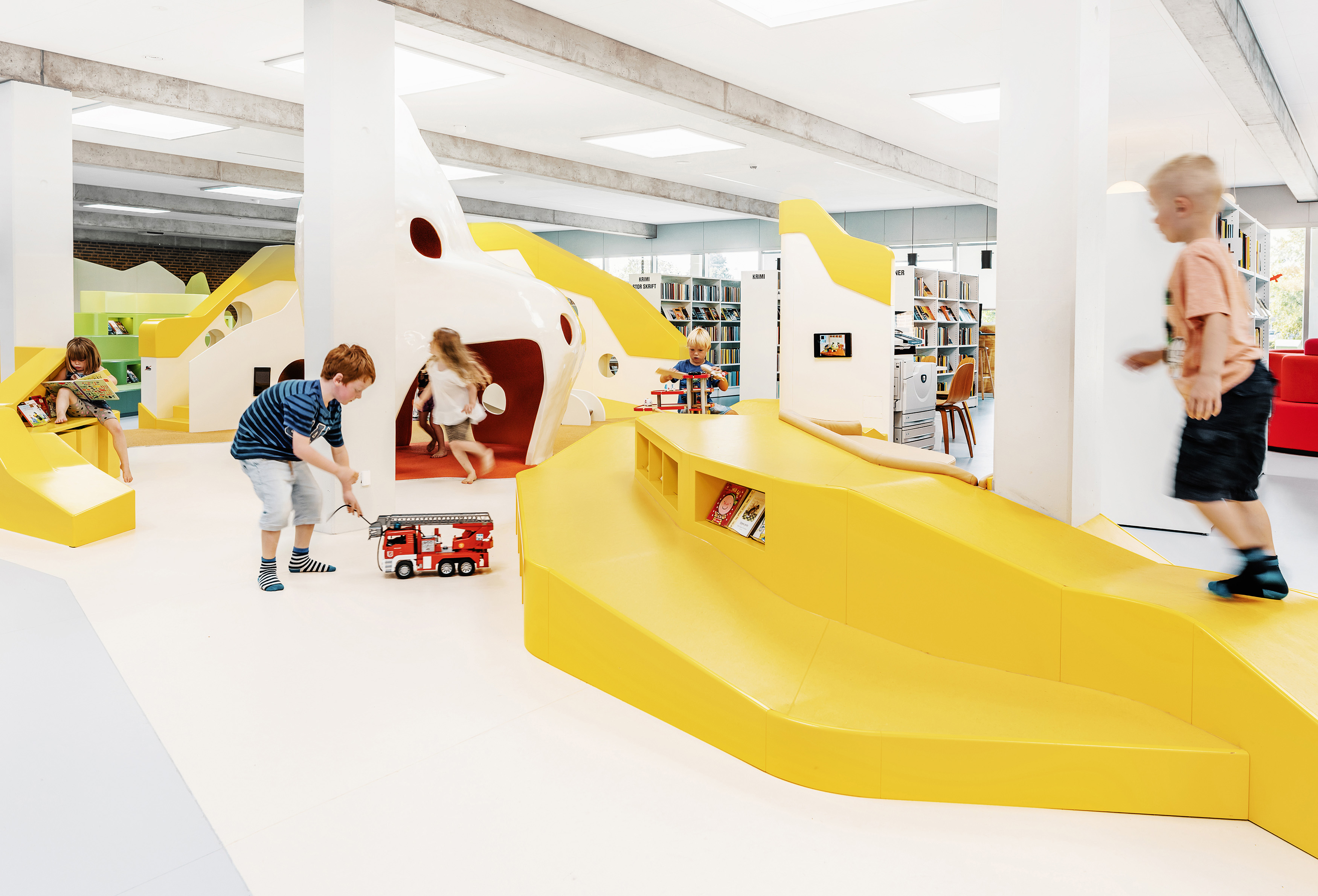 The Children's Library in Billund by Rosan Bosch Studio - Architizer