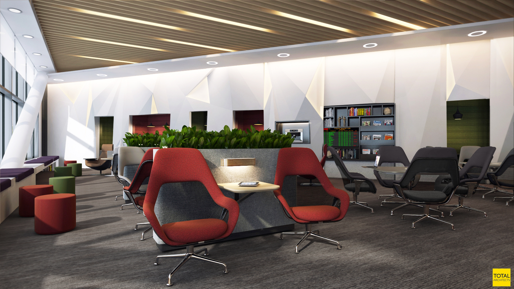 S7 Airlines Business Lounge 02 by TOTAL ARCHITECTS - Architizer