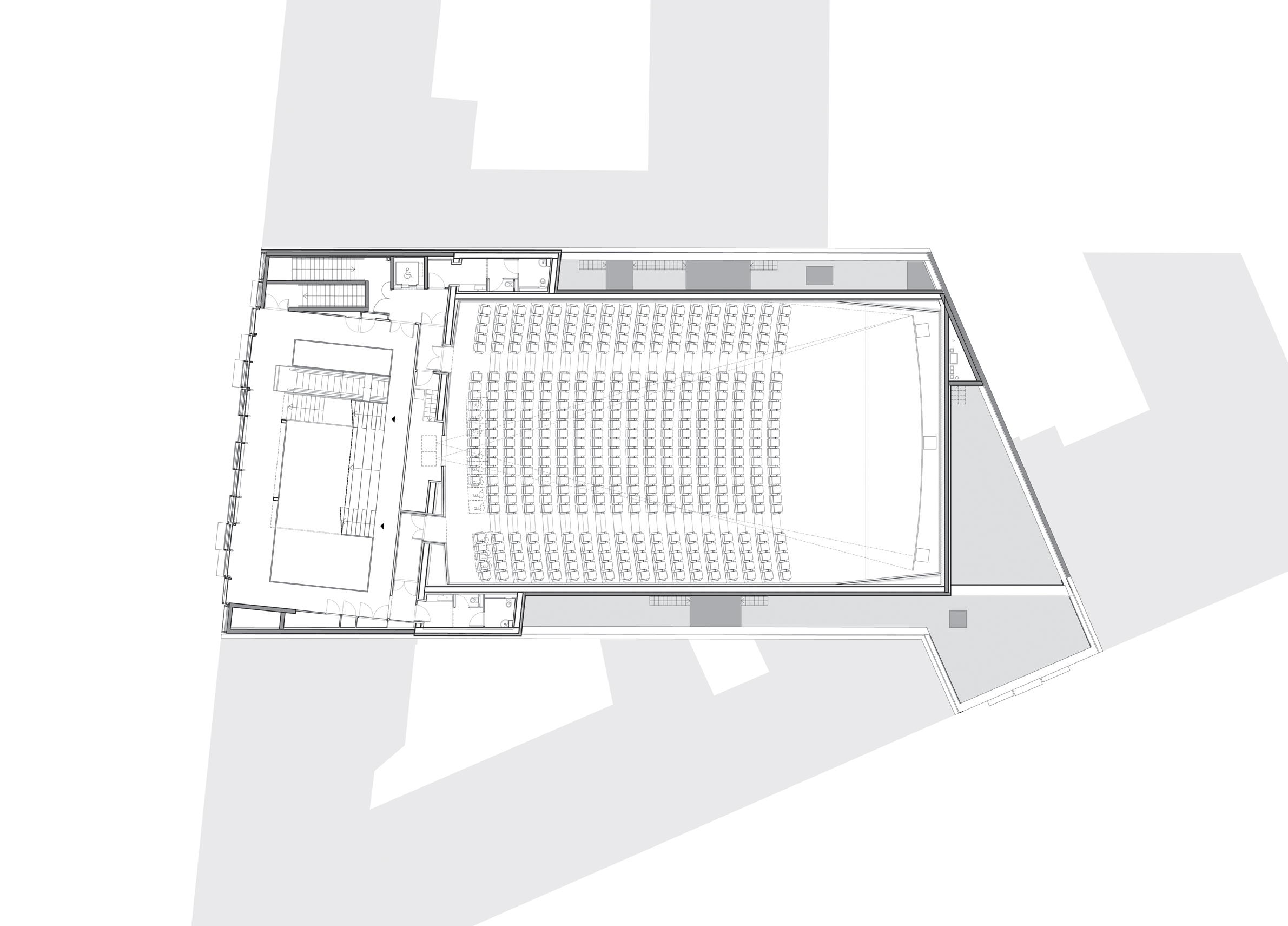 Idea 1904069: Gaumont-Pathé Alésia Cinémas by MANUELLE GAUTRAND ARCHITECTURE in Paris, France ...