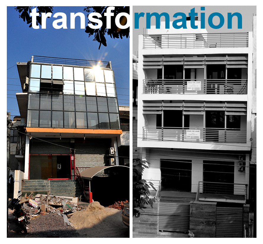 Refurbishment of Commercial Building, Gurgaon India by Horizon Design ...