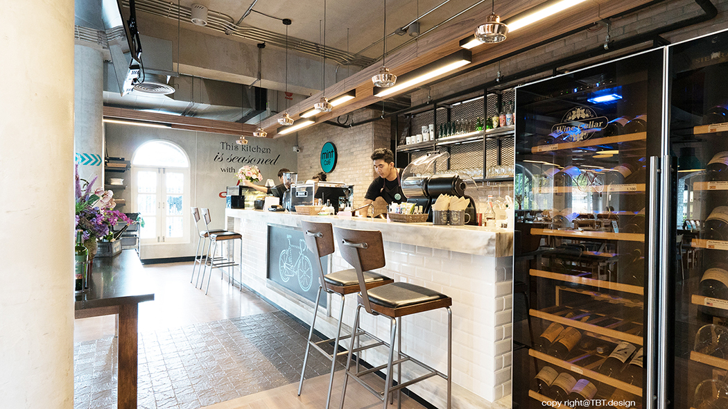 Mint cafe' by 10.design - Architizer
