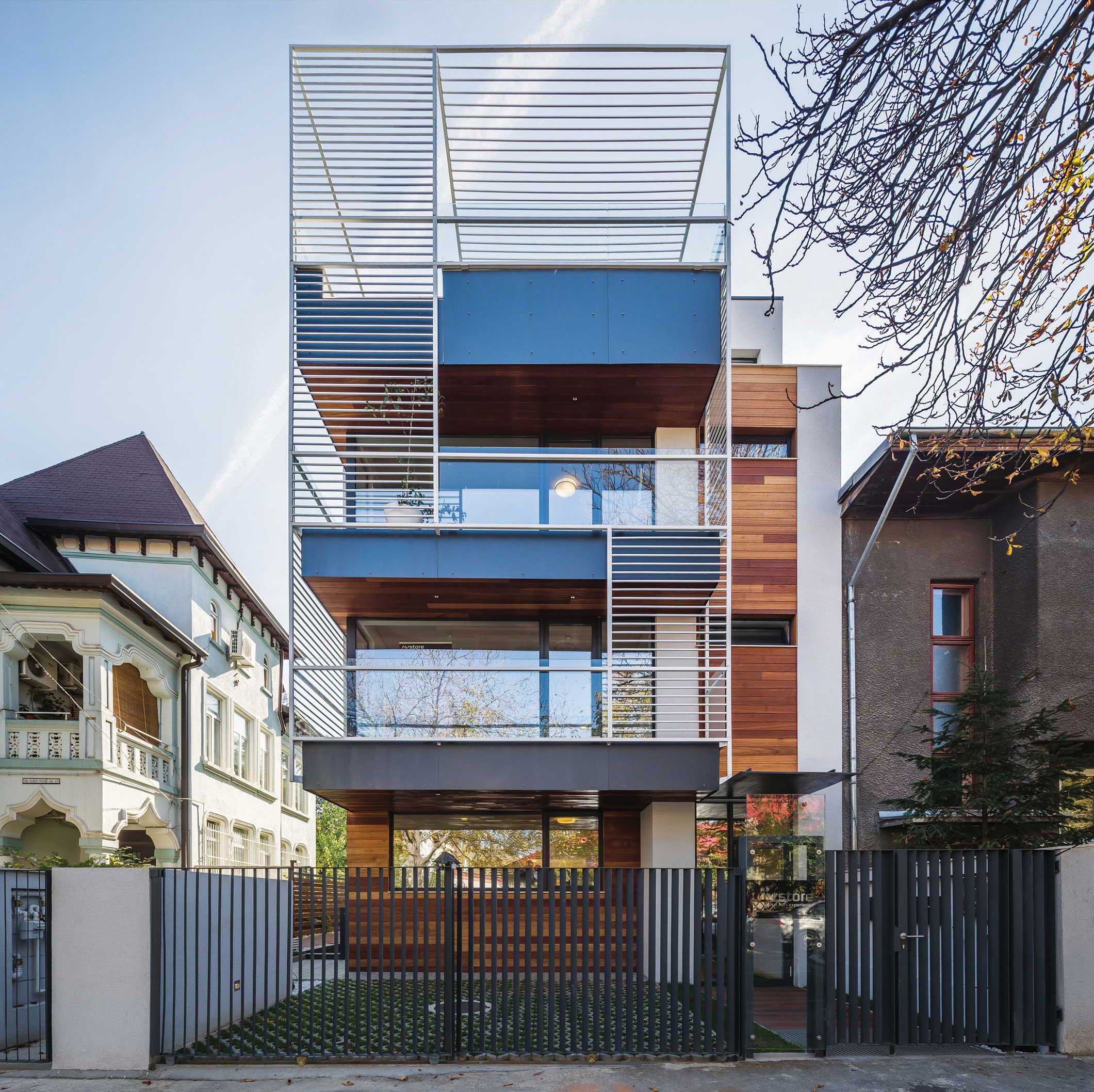 Residential building in Bucharest, Demosthene 29 by MELON DESIGN STUDIO ...