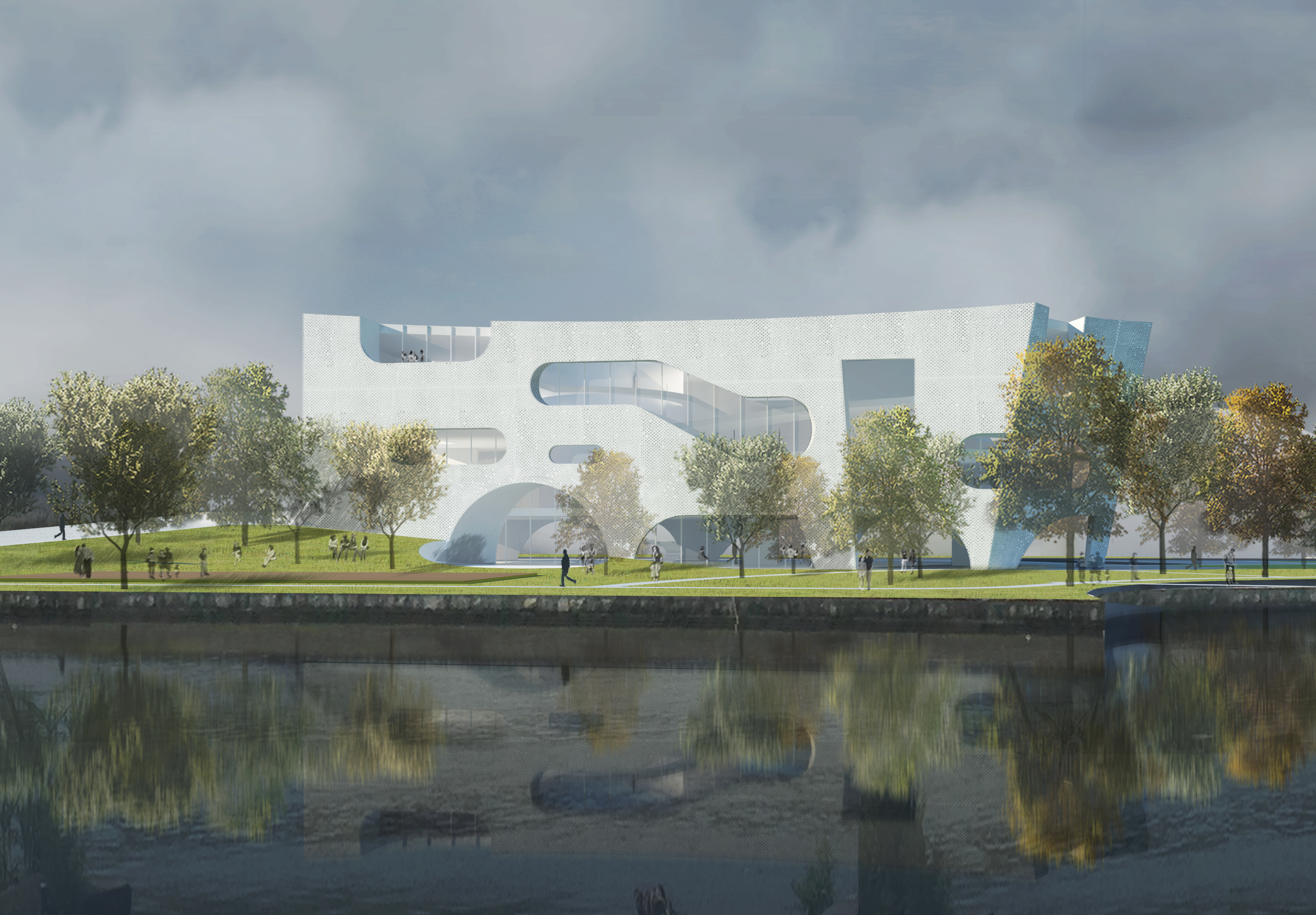 Whitney Water Purification Facility and Park by Steven Holl Architects ...