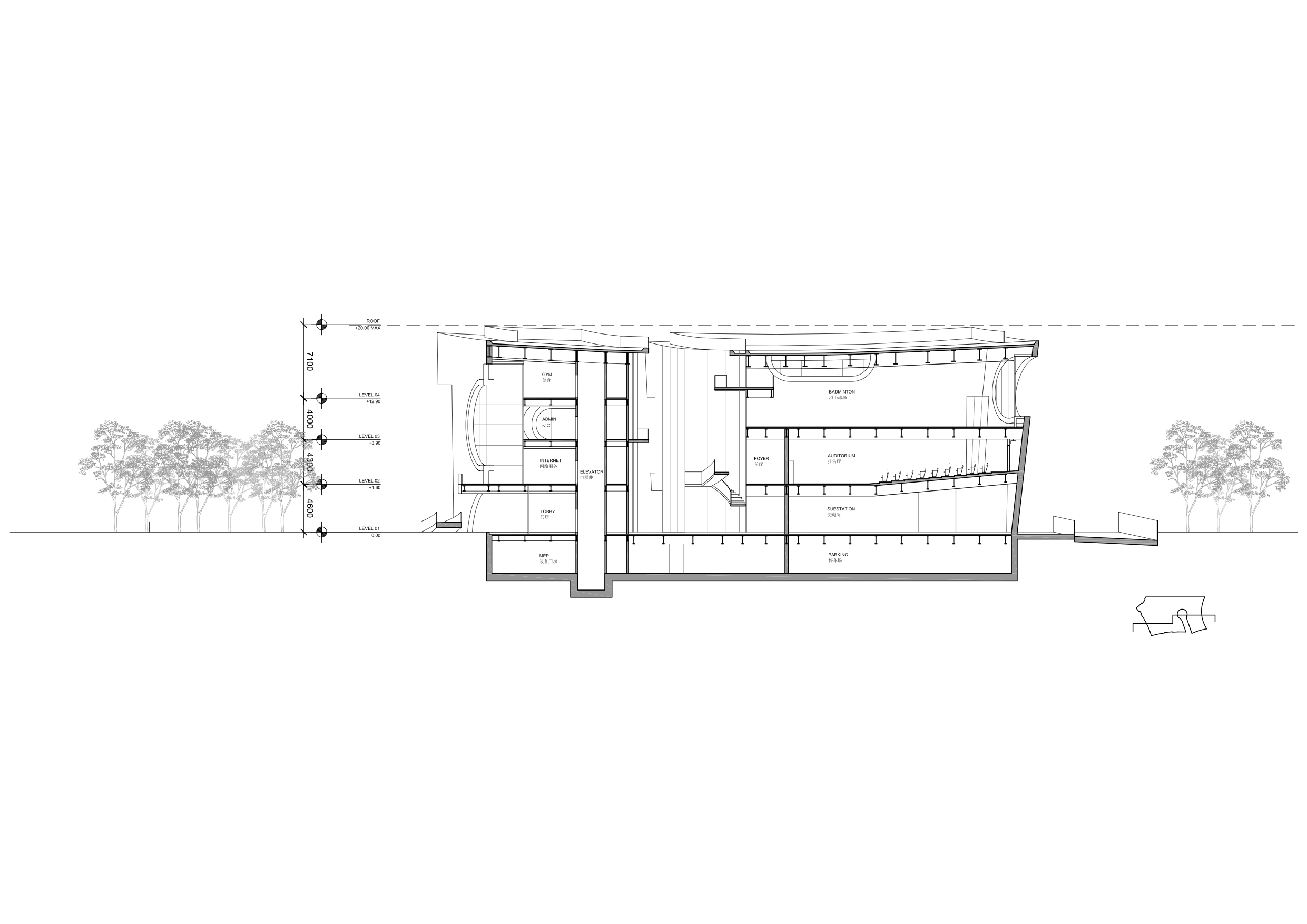 Shanghai Cofco Cultural & Health Center by Steven Holl Architects ...
