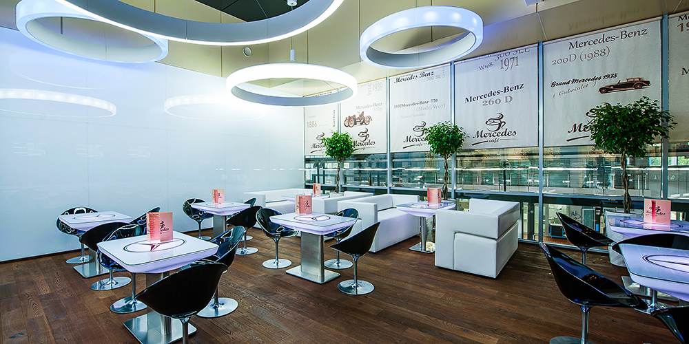 MERCEDES BENZ CAFE by GROSUARTSTUDIO - Architizer