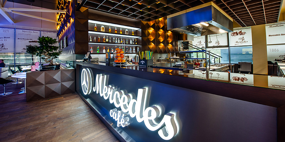 MERCEDES BENZ CAFE by GROSUARTSTUDIO - Architizer