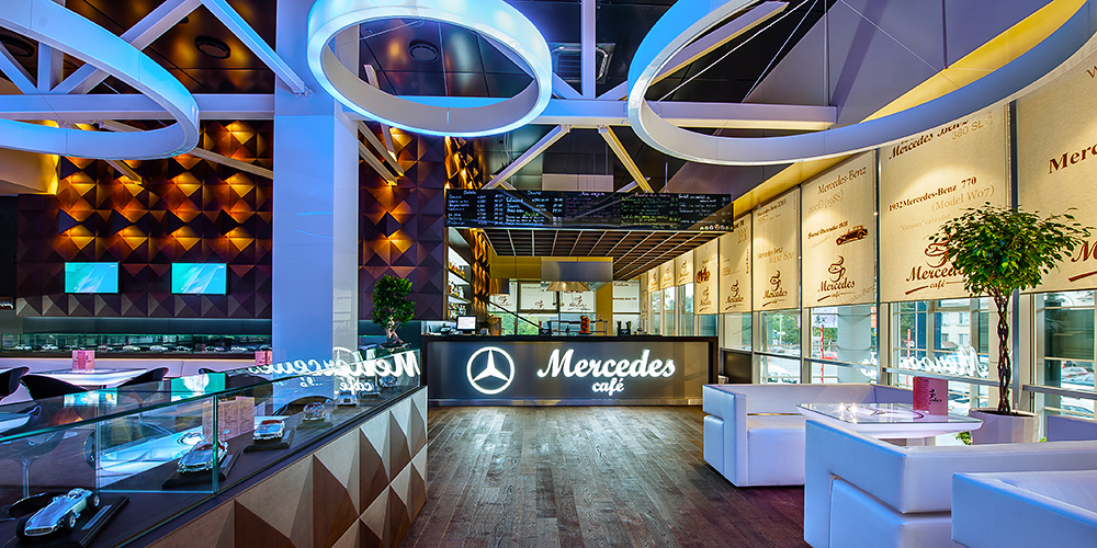 MERCEDES BENZ CAFE by GROSUARTSTUDIO - Architizer