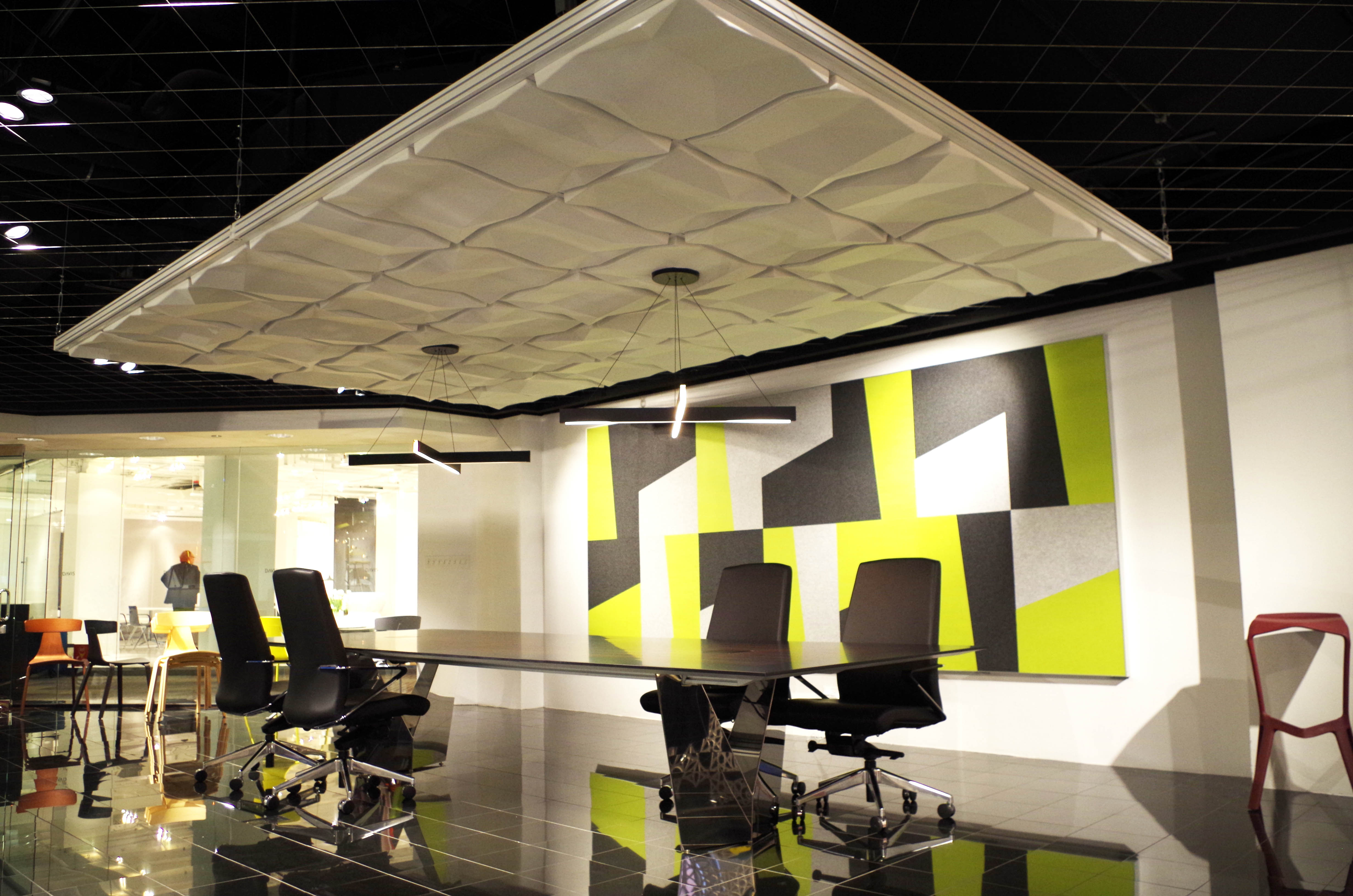 Ecoustic Matrix Ceiling Tile from Unika Vaev - Architizer