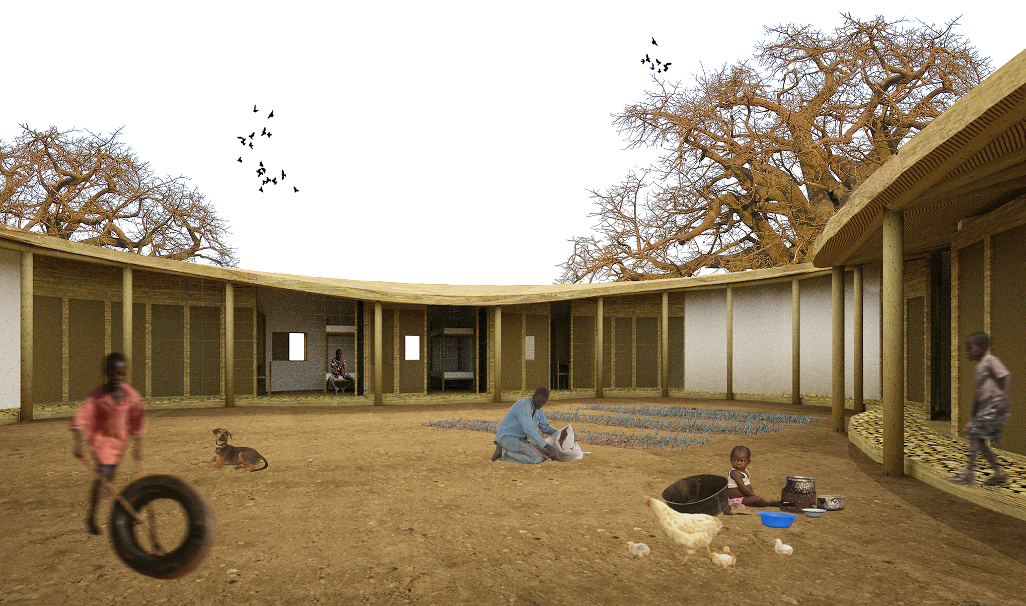 a house in Luanda: patio and pavilion - Architizer