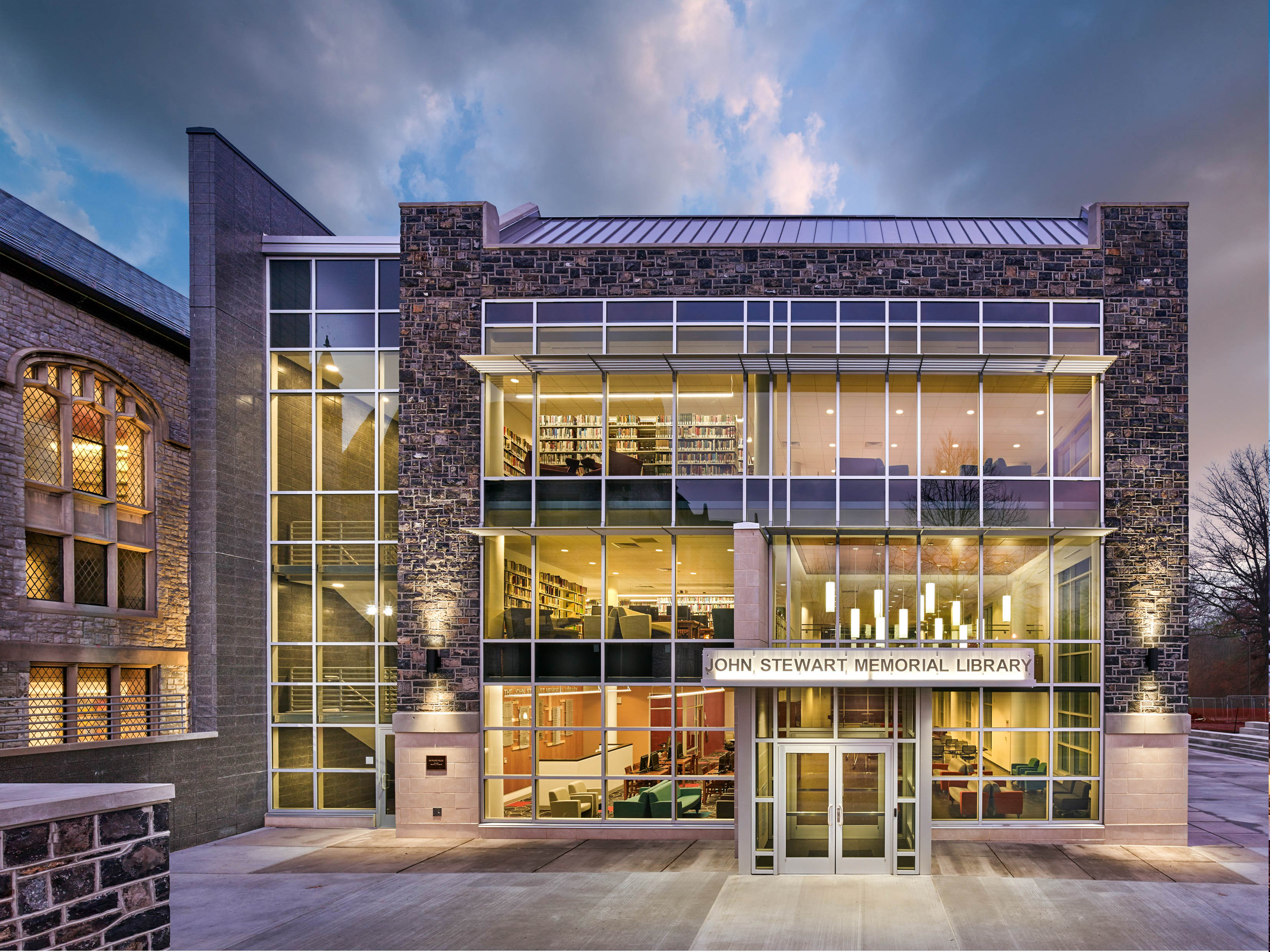 WILSON COLLEGE RE-IMAGENS THE JOHN STEWART MEMORIAL LIBRARY - Architizer