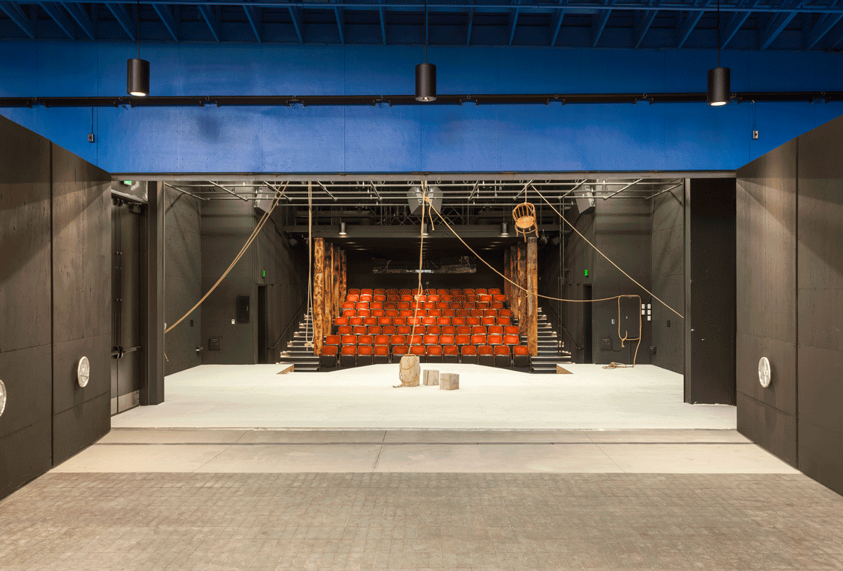 Blue Barn Theatre & Boxcar 10 by Min | Day - Architizer