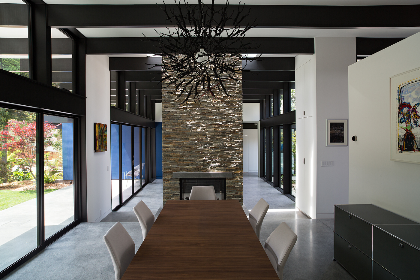 Modern Atrium House by Klopf Architecture - Architizer