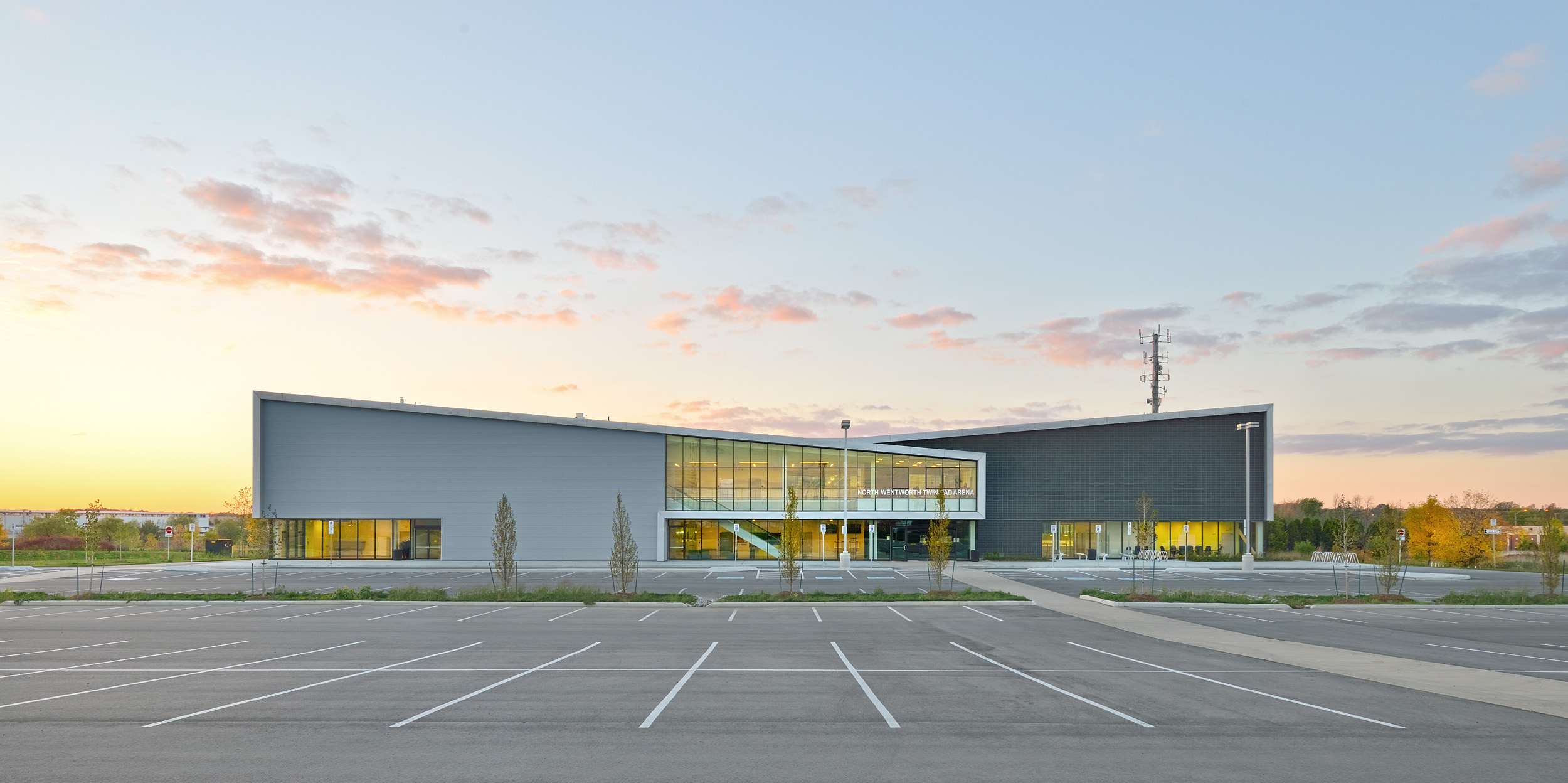 HARRY HOWELL TWIN PAD ARENA by DPAI Architecture Inc. - Architizer