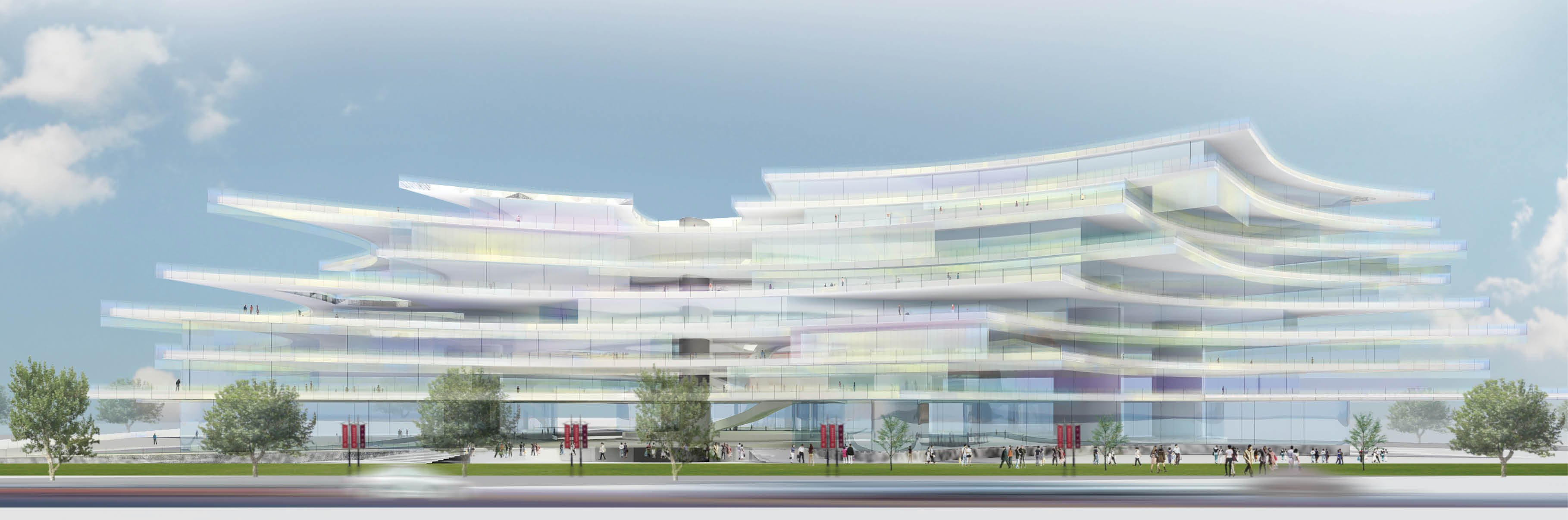 Shanghai Library East Hall by Decibel Architecture - Architizer