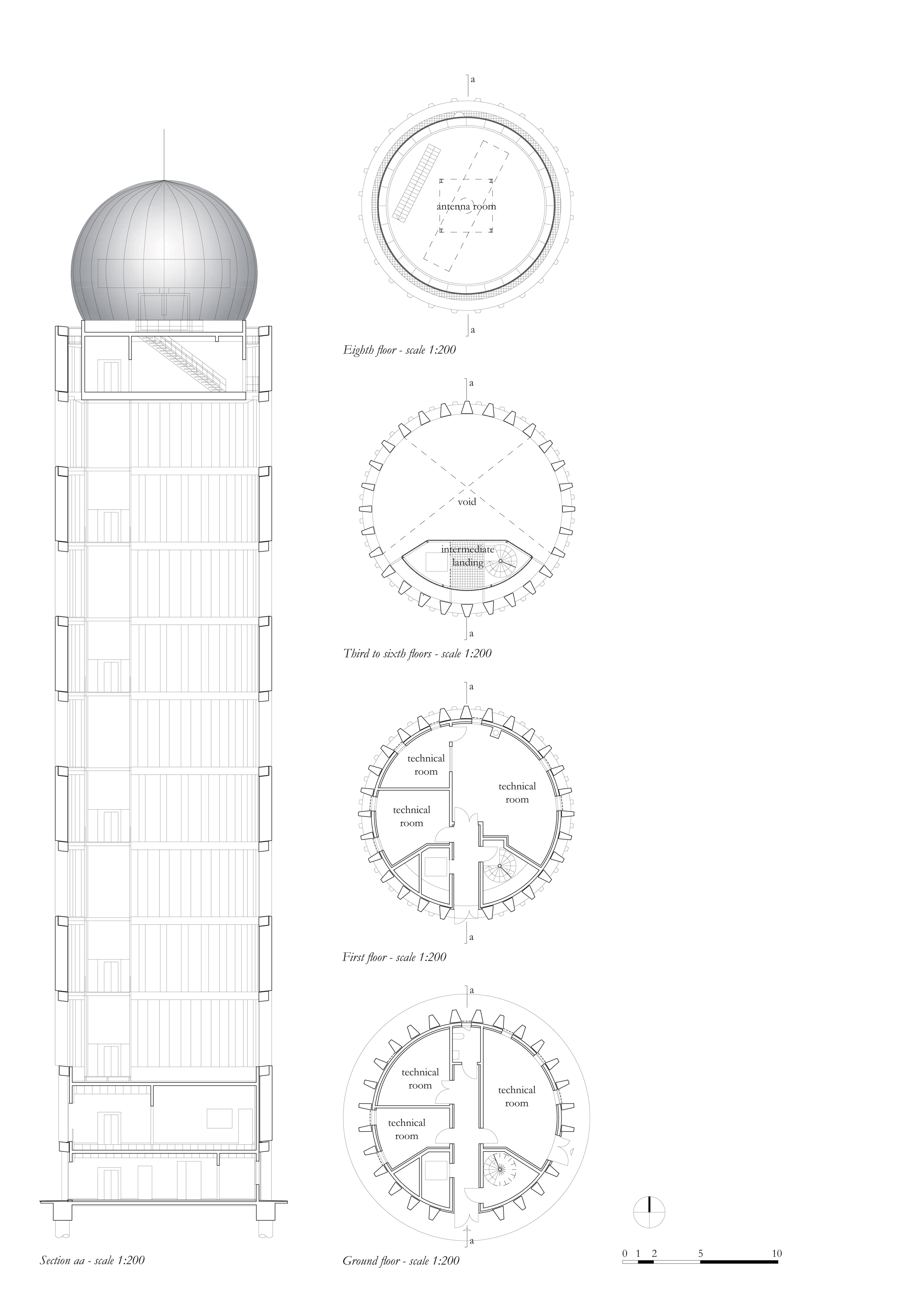 Radar tower by Barhélémy Griño Architectes - Architizer