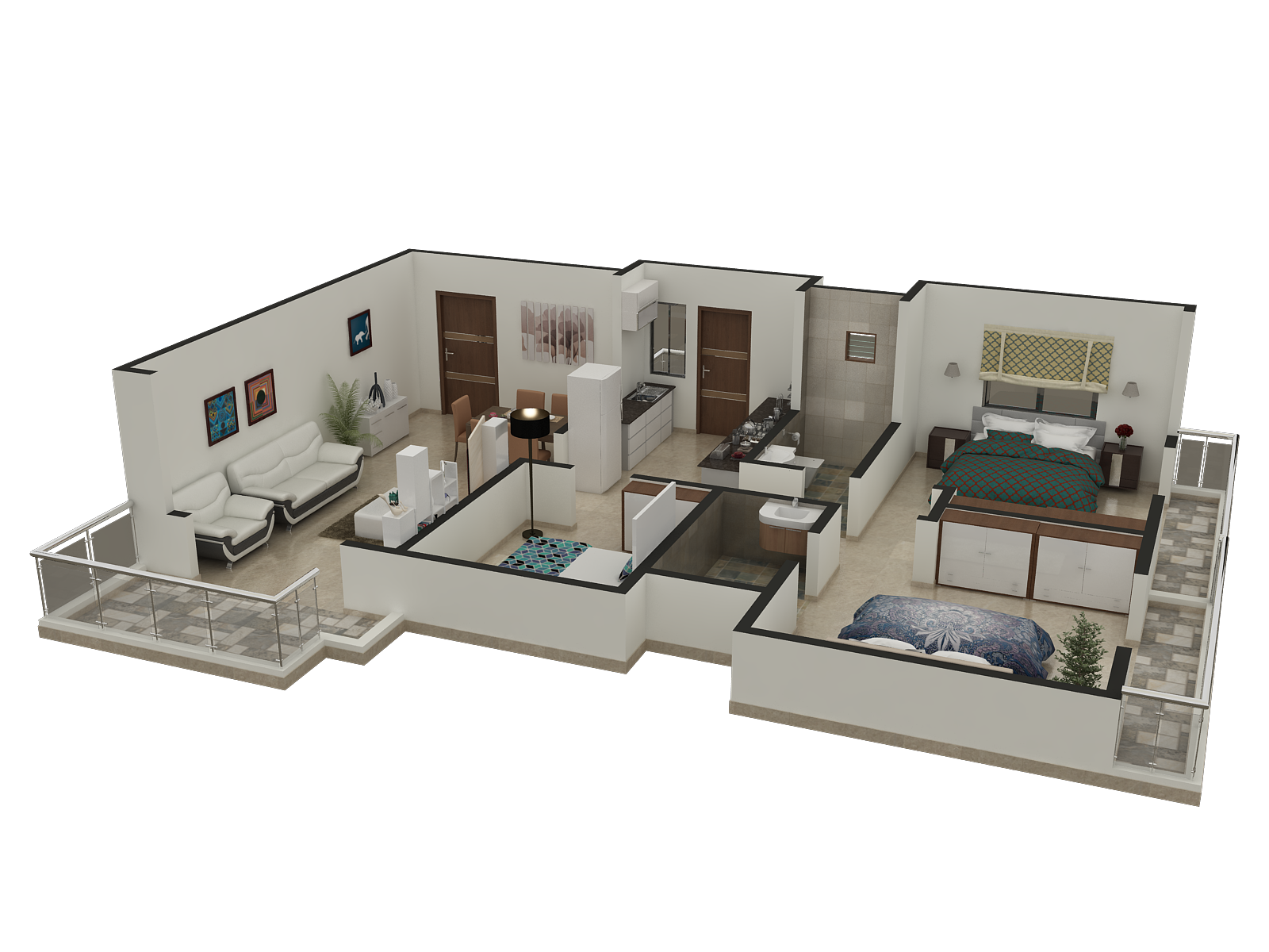 High quality Interactive 3D Floor Plan. by Rayavtengg - Architizer