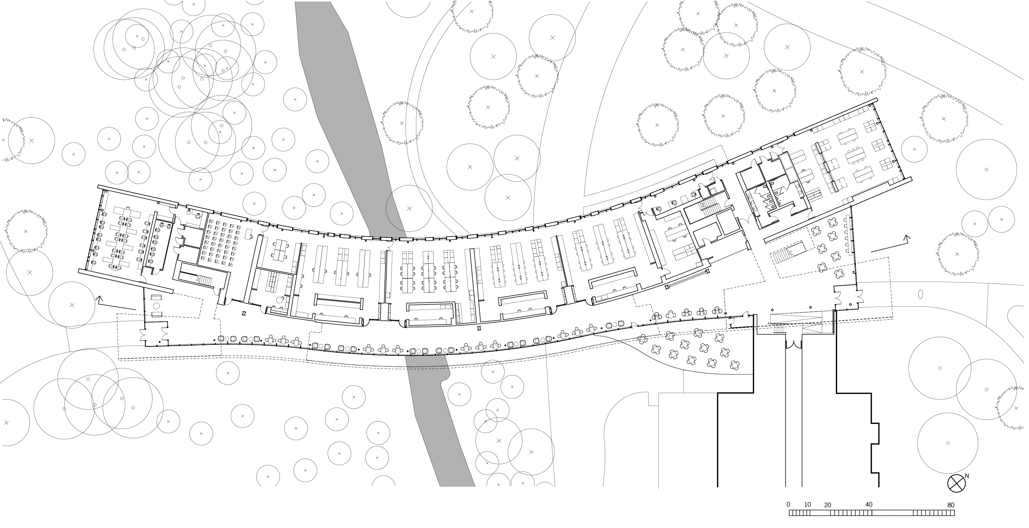 Bridge for Laboratory Sciences building, Vassar College, Integrated ...