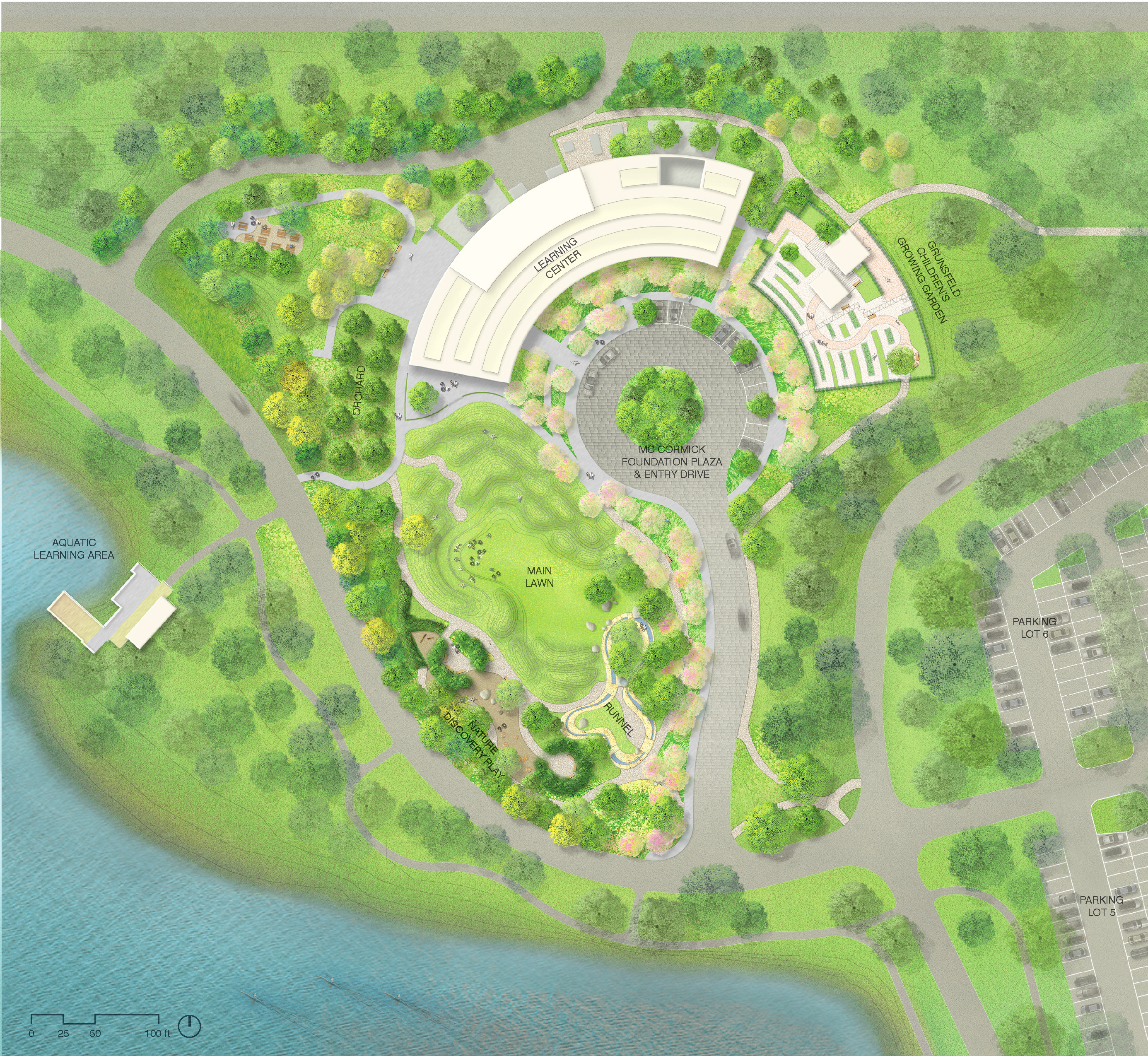 Chicago Botanic Garden by Jacobs Ryan Associates, Mikyoung Kim Design ...