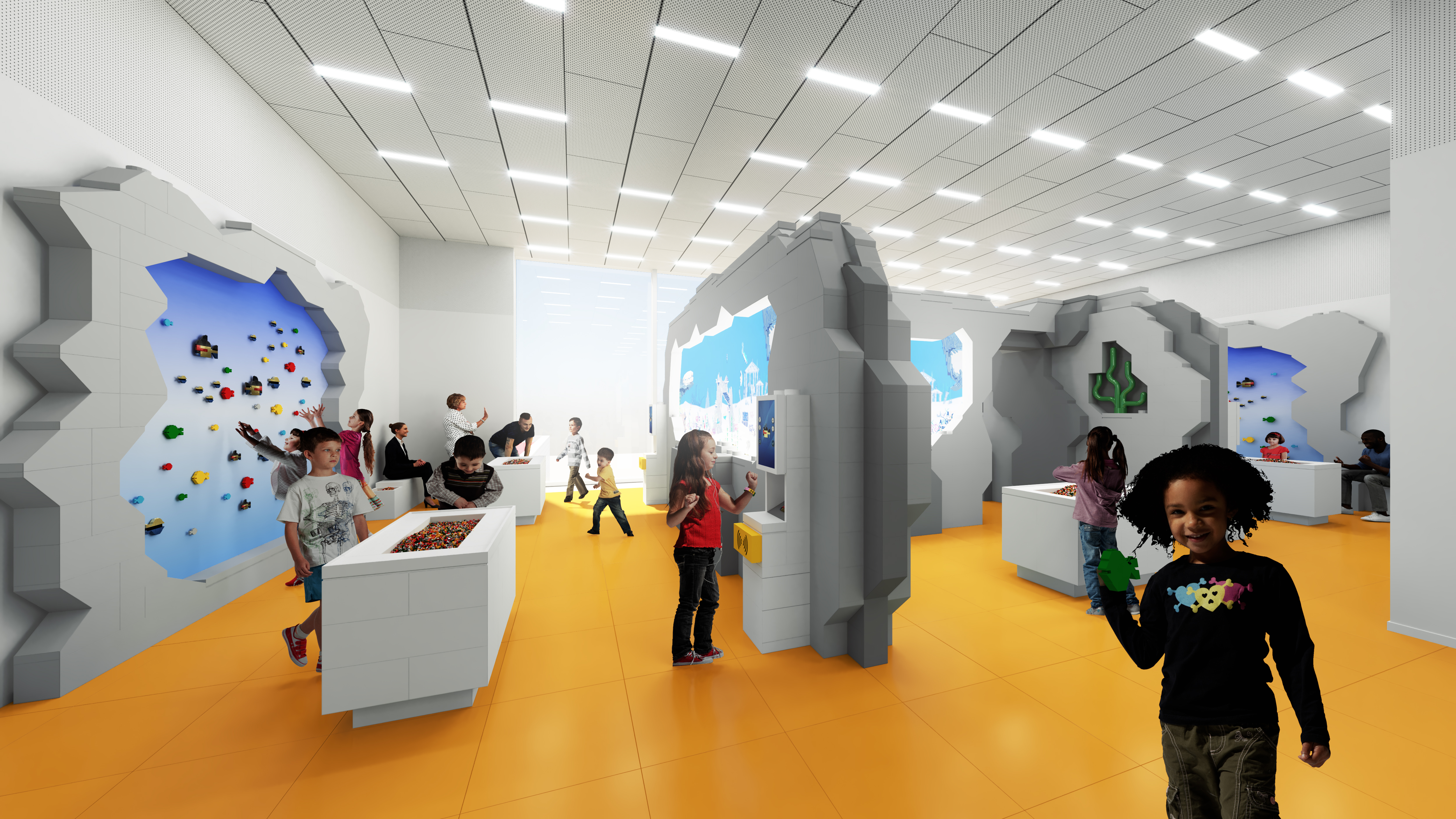 Rendering to Reality: BIG’s LEGO House Tops Off Brick by Brick ...