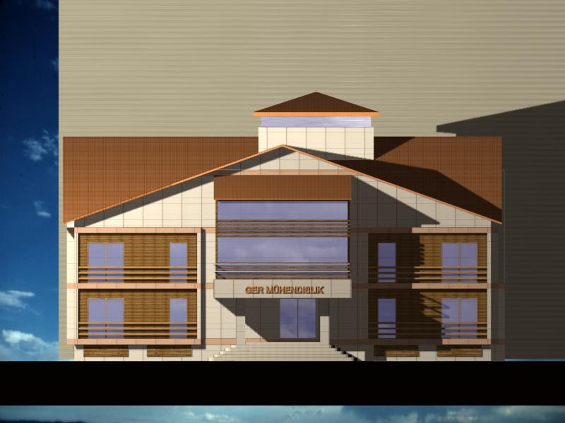 Ger Engineering Office Building Facade Design&Construction by NOM Ofis ...