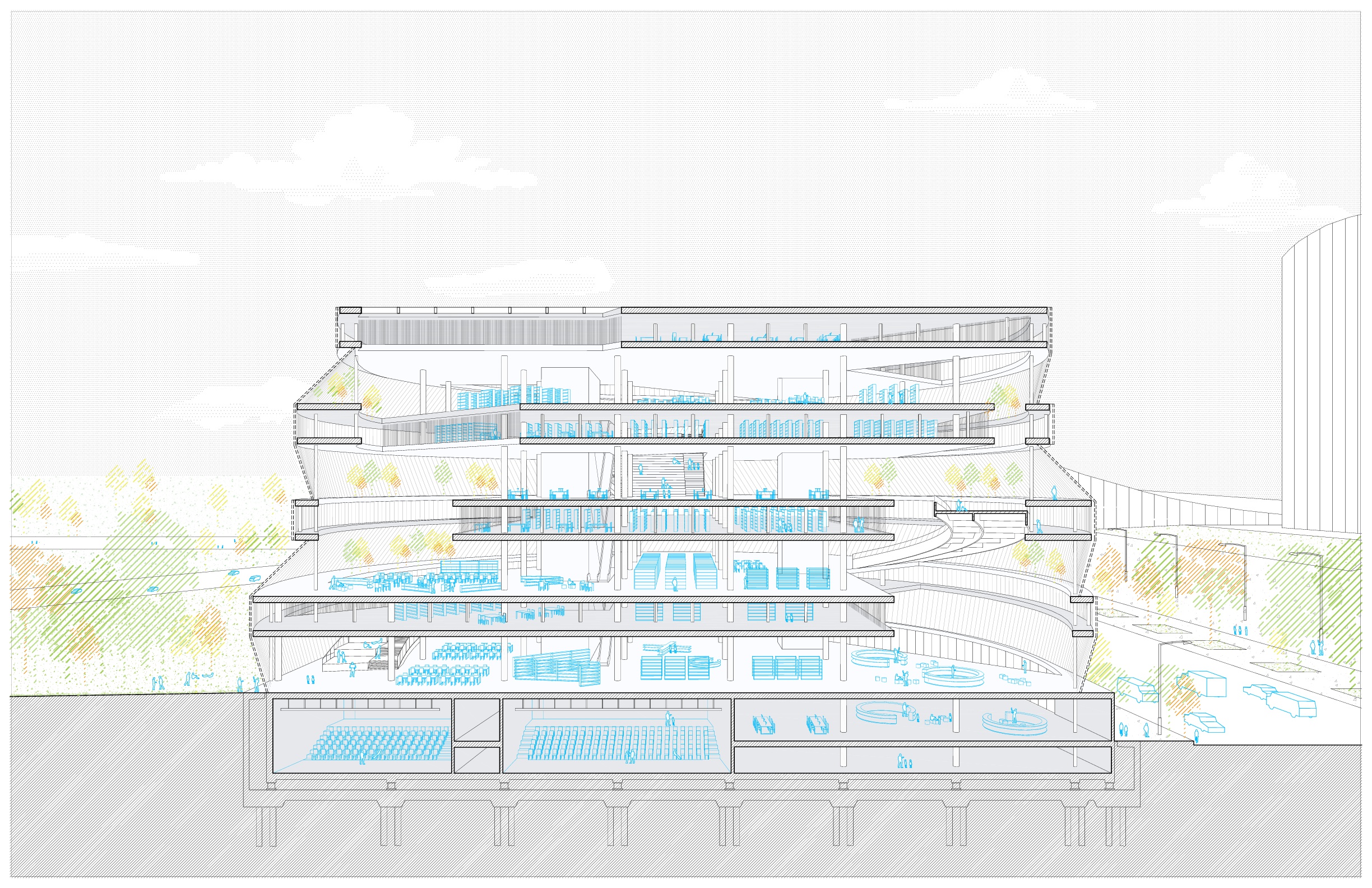 Shanghai Library East Hall by nARCHITECTS - Architizer