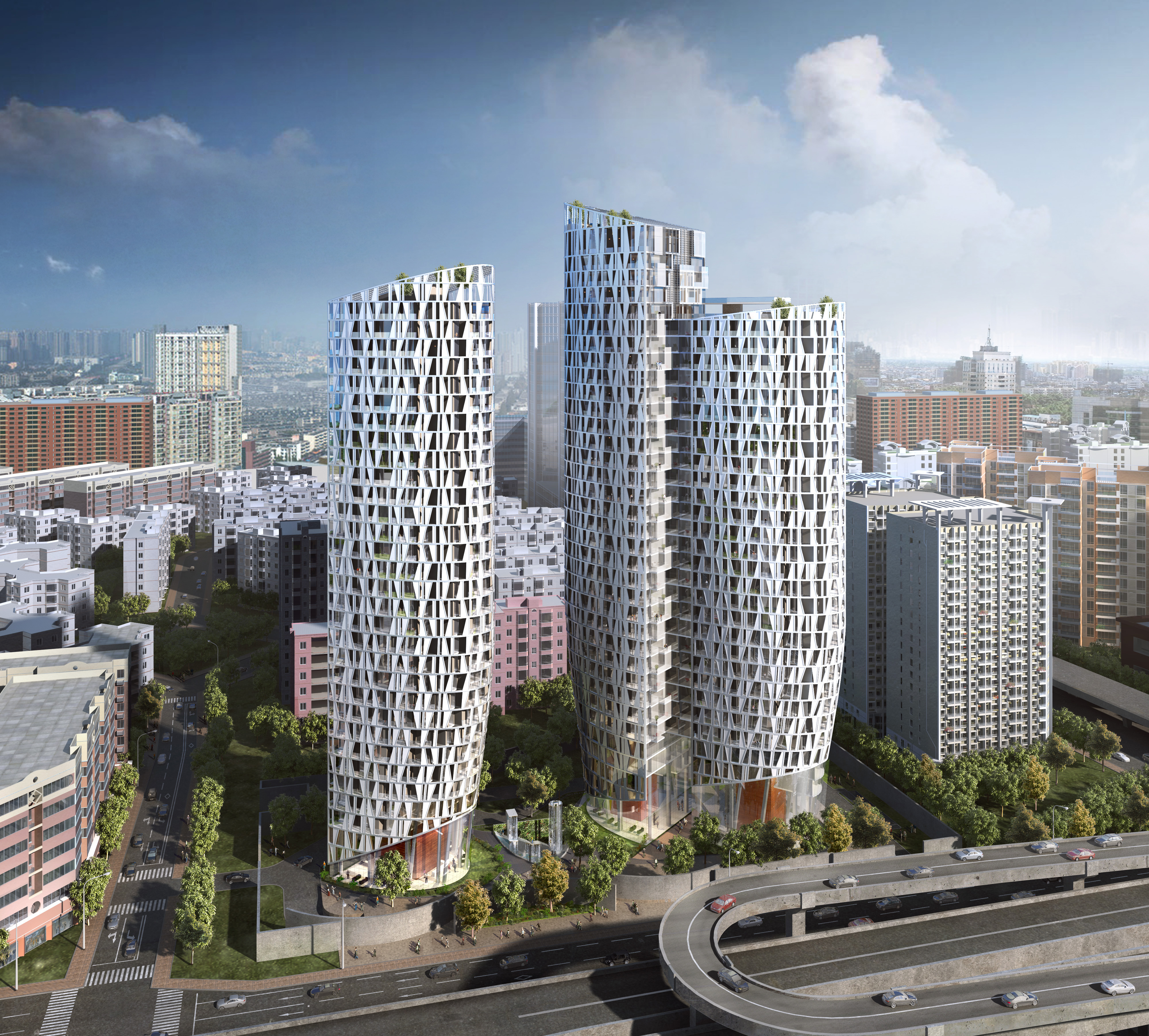 Chengdu Residential Project by KPF (Kohn Pedersen Fox) - Architizer
