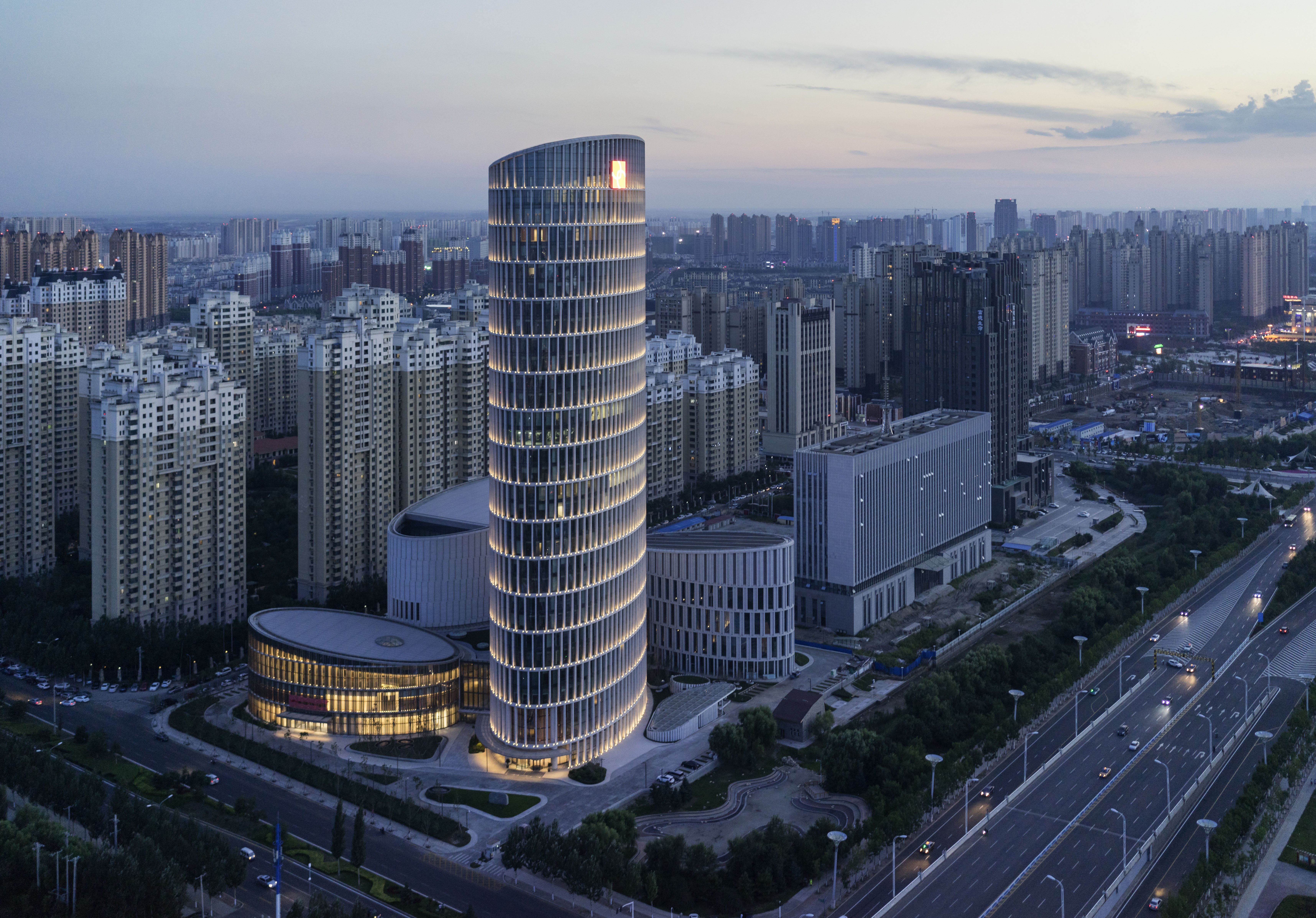 Harbin Bank Headquarters by KPF (Kohn Pedersen Fox) - Architizer