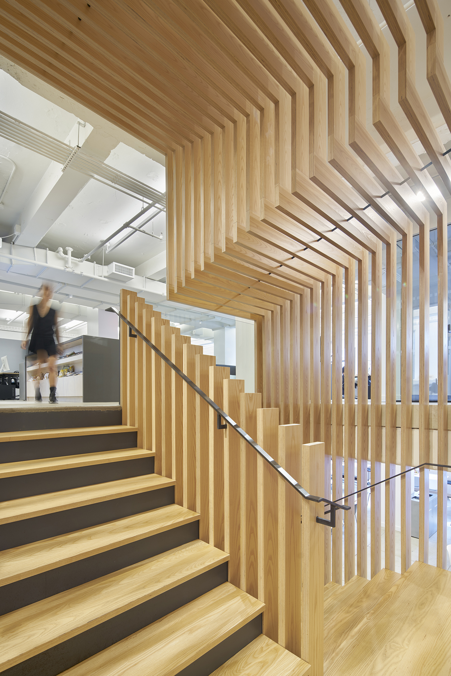 Pinterest NY - Scissor Stair - Architizer