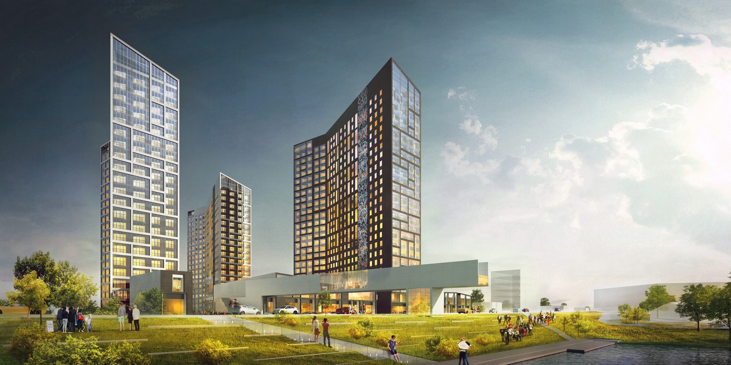 The residential complex "Sea residence" by Architectural bureau A.Len ...