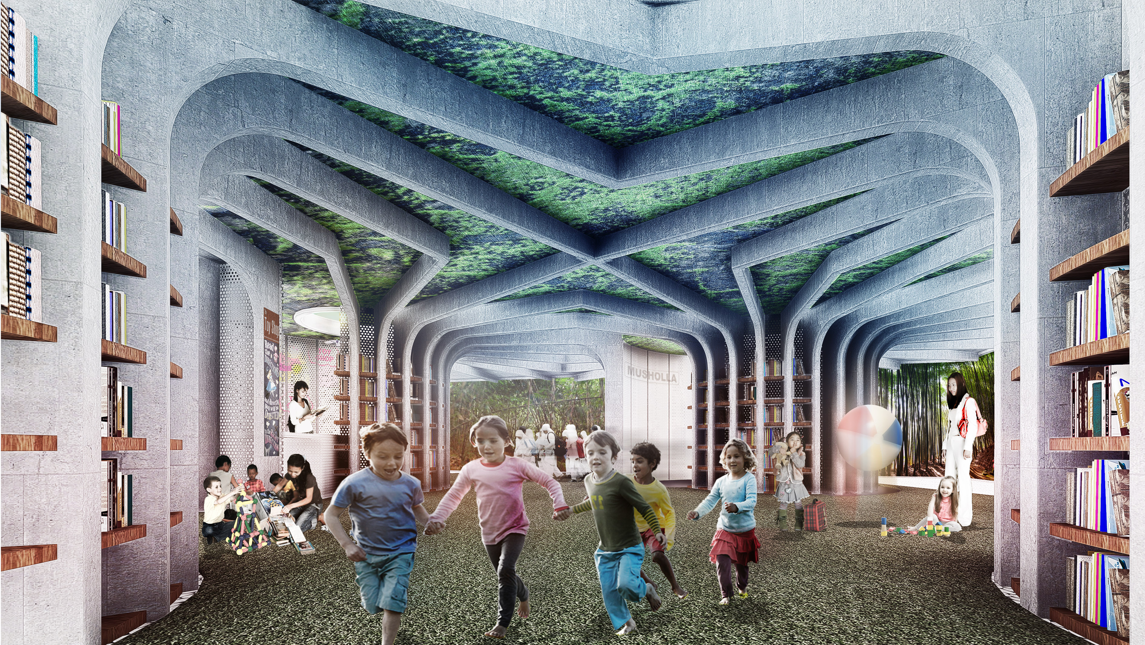 Microlibrary Fibonacci by SHAU - Architizer