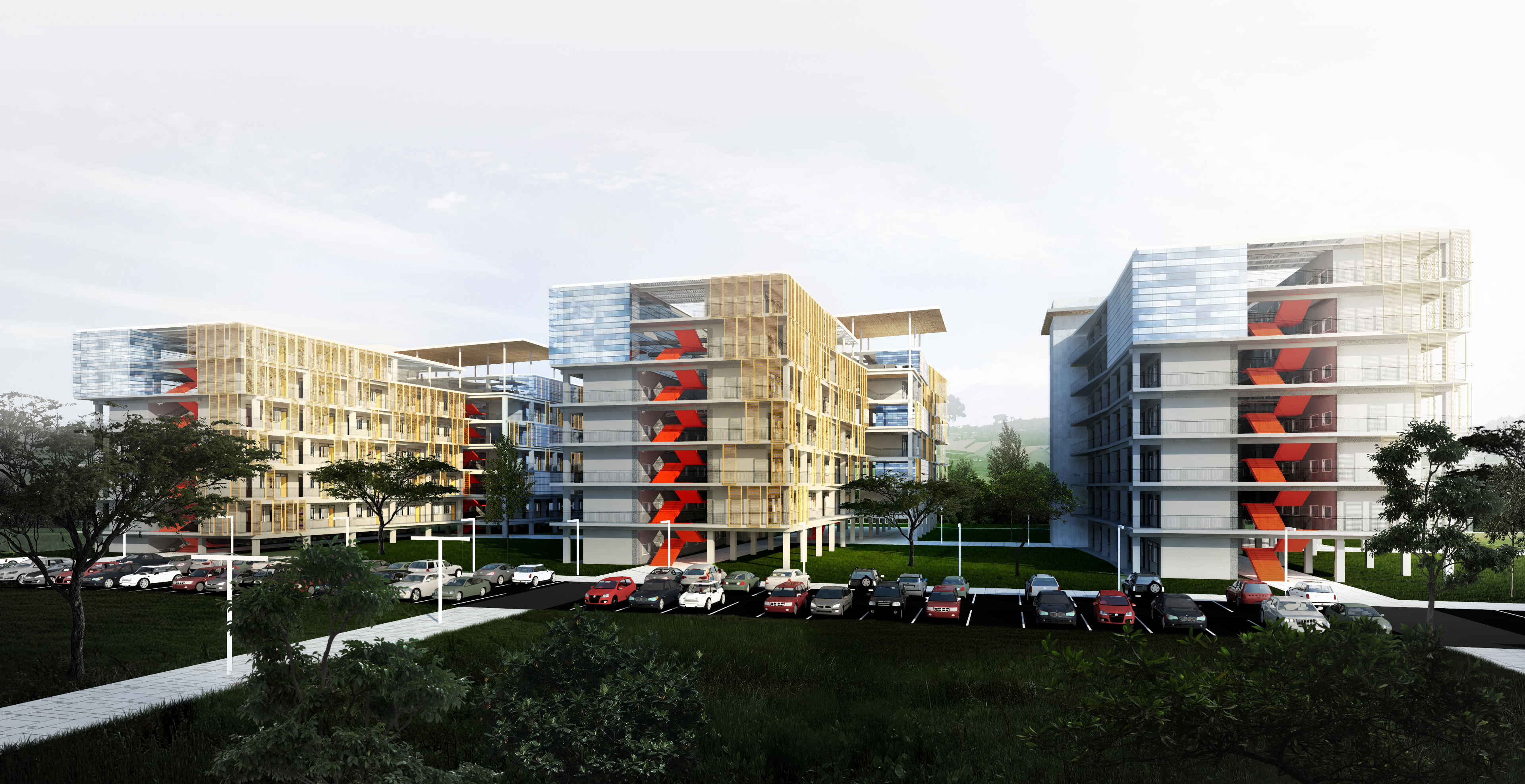 African Student Hostel Prototyping by DLR Group - Architizer