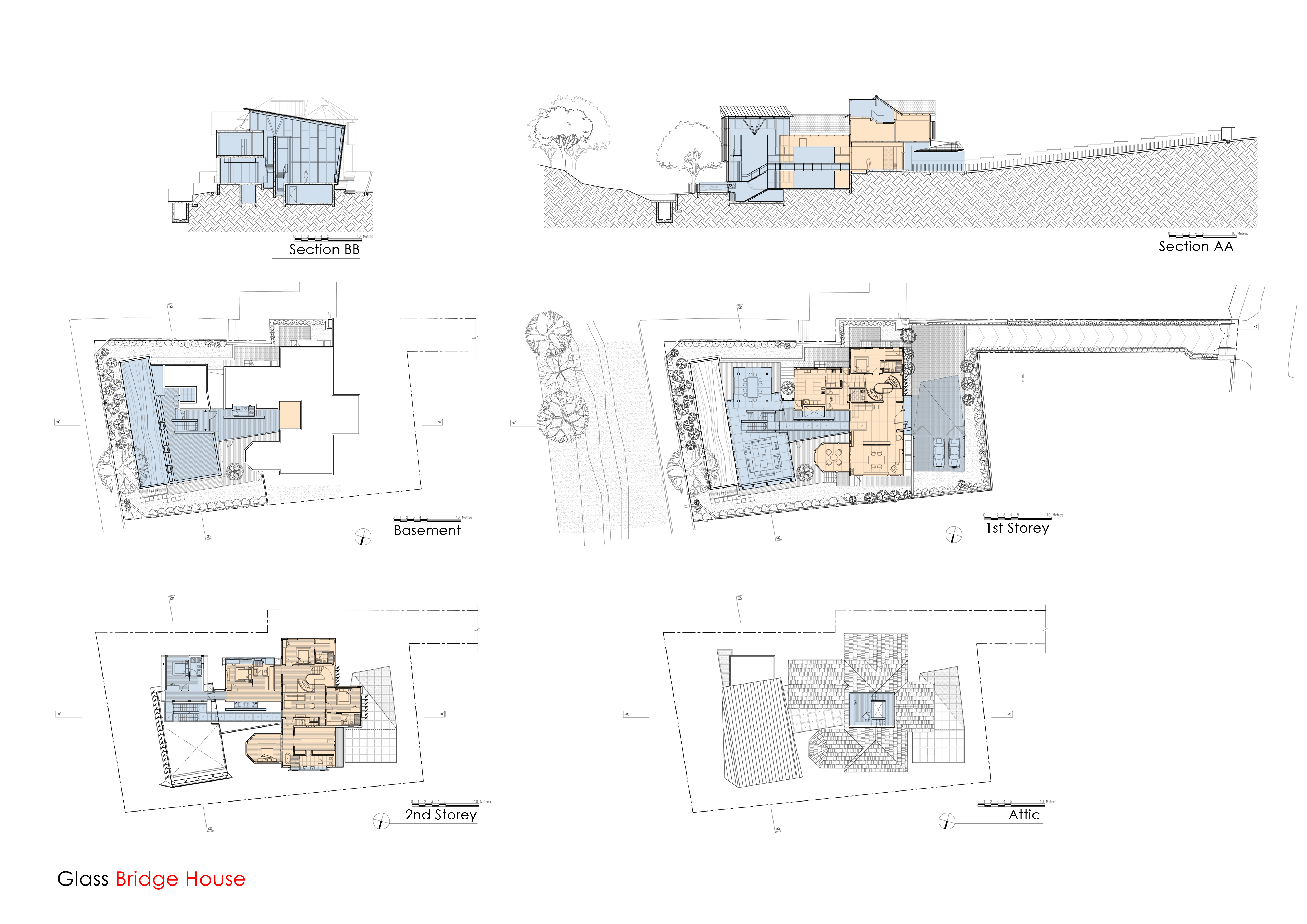 GLASS BRIDGE HOUSE by private, Teh Joo Heng Architects - Architizer