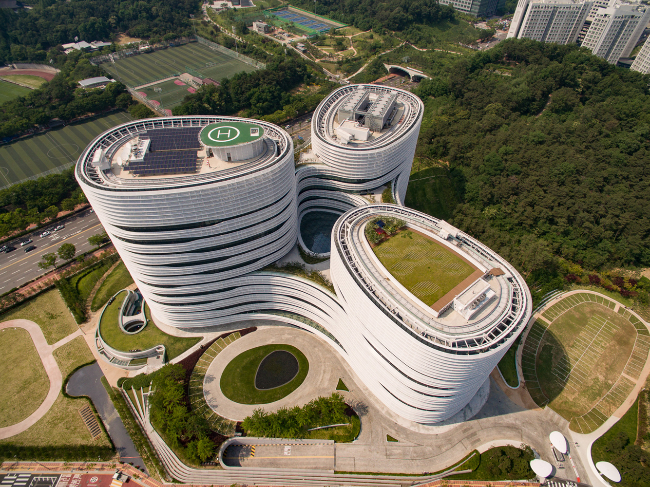 CJ Corporation, CJ Blossom Park by CannonDesign - Architizer