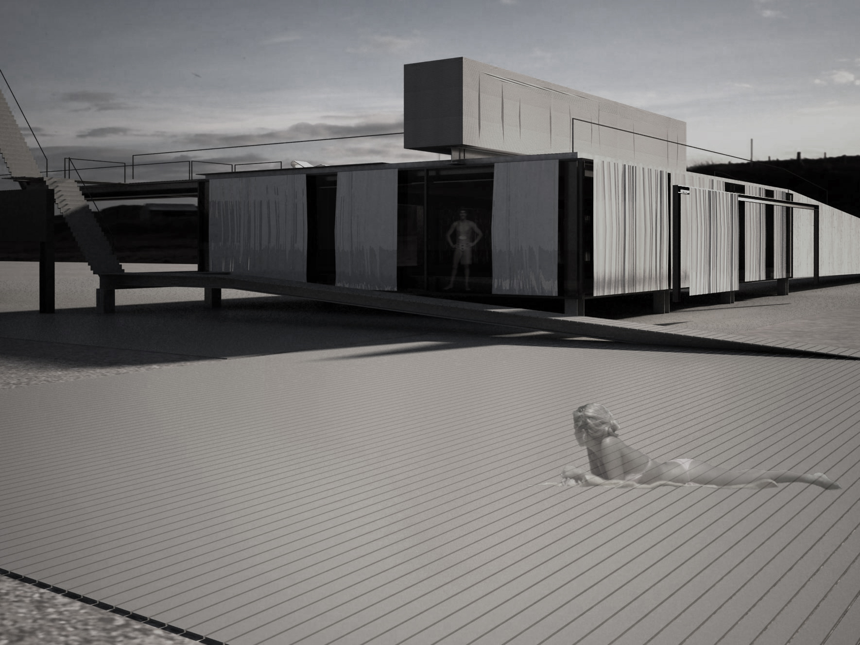 House B - House for Mark Spitz: somewhere on the sea gianluca milesi ...