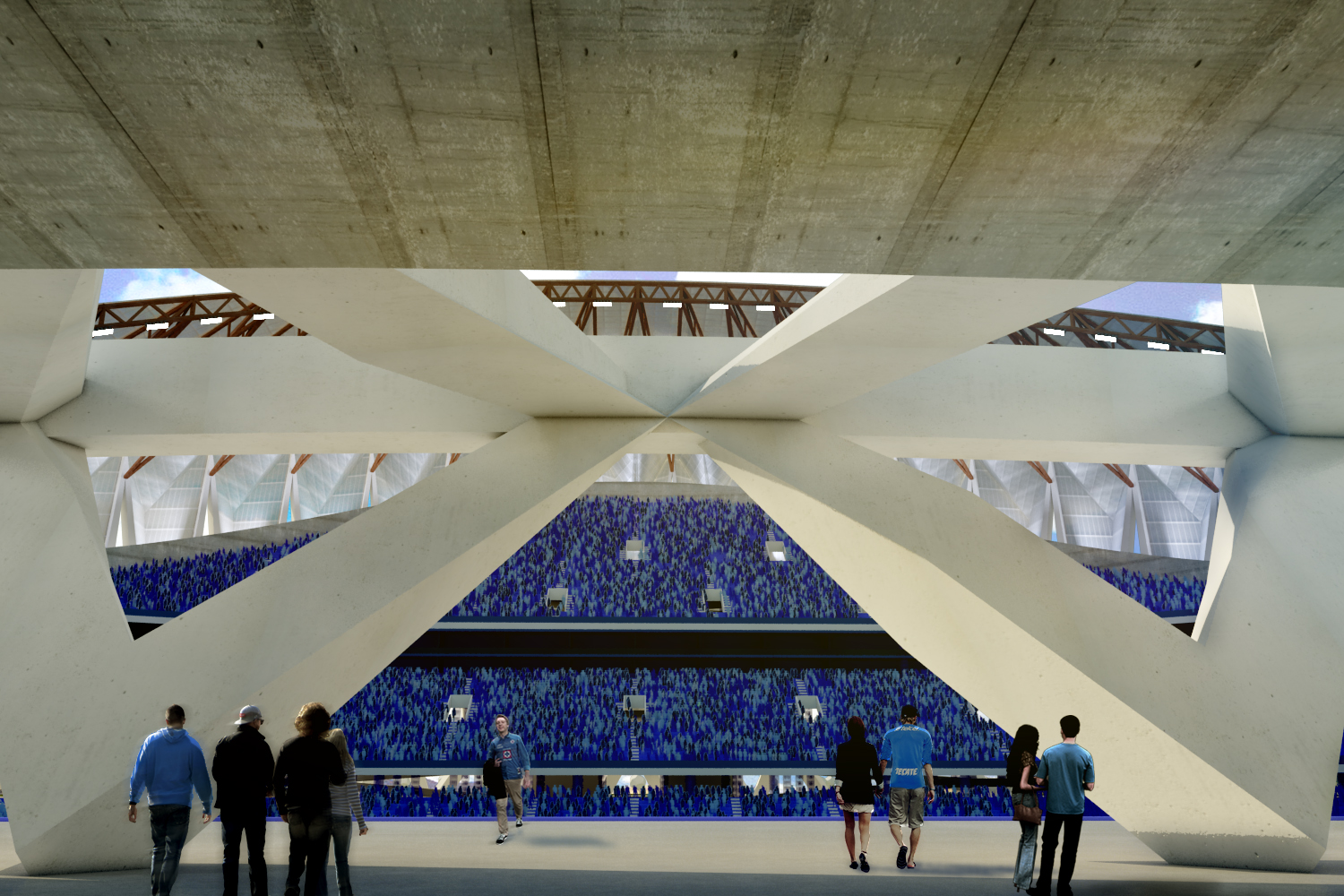 Proposal for the New Estadio Azul in Mexico CIty by Kontrast ...