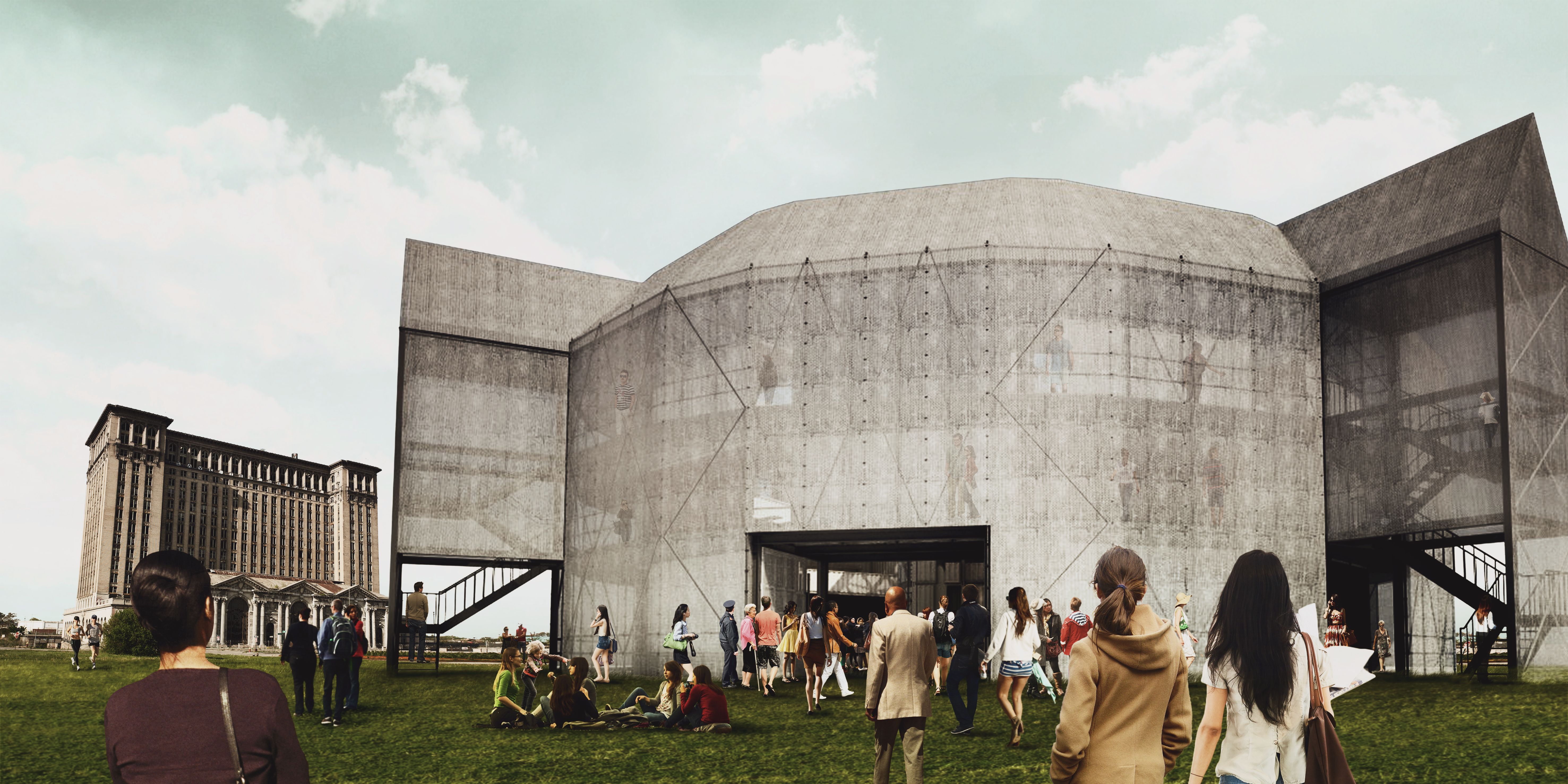 The Container Globe by Perkins Eastman - Architizer