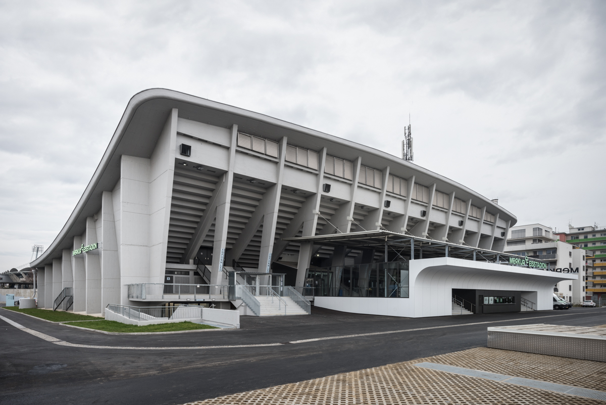 Eisstadion Graz - Liebenau by Ederer+ Haghirian Architekten ZT-GmbH ...