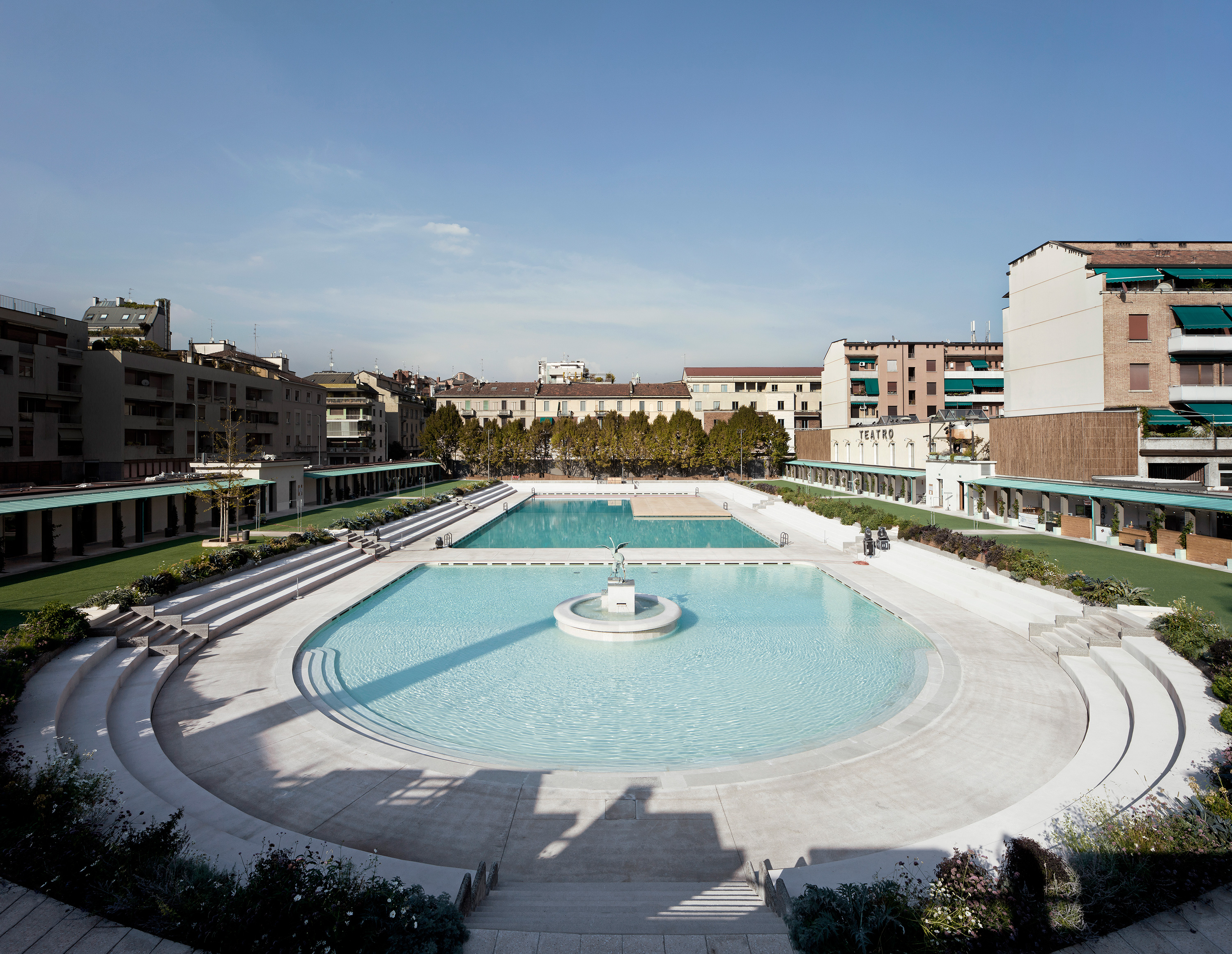 MYSTERIOUS BATHS. FORMER CAIMI POOL by AMDL Circle | Michele De Lucchi ...