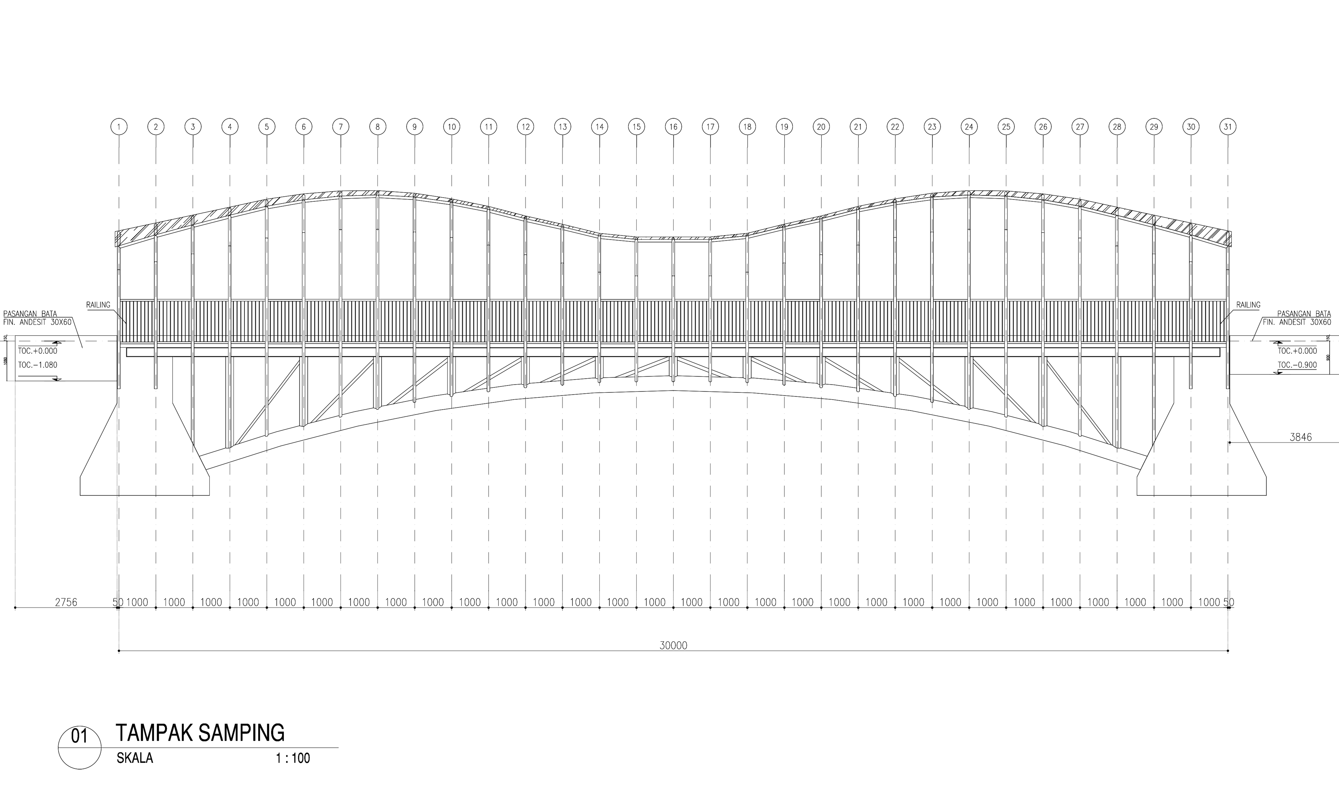 Pedestrian Crossing Bridge Jayakarta by MAHASTUDIO - Architizer