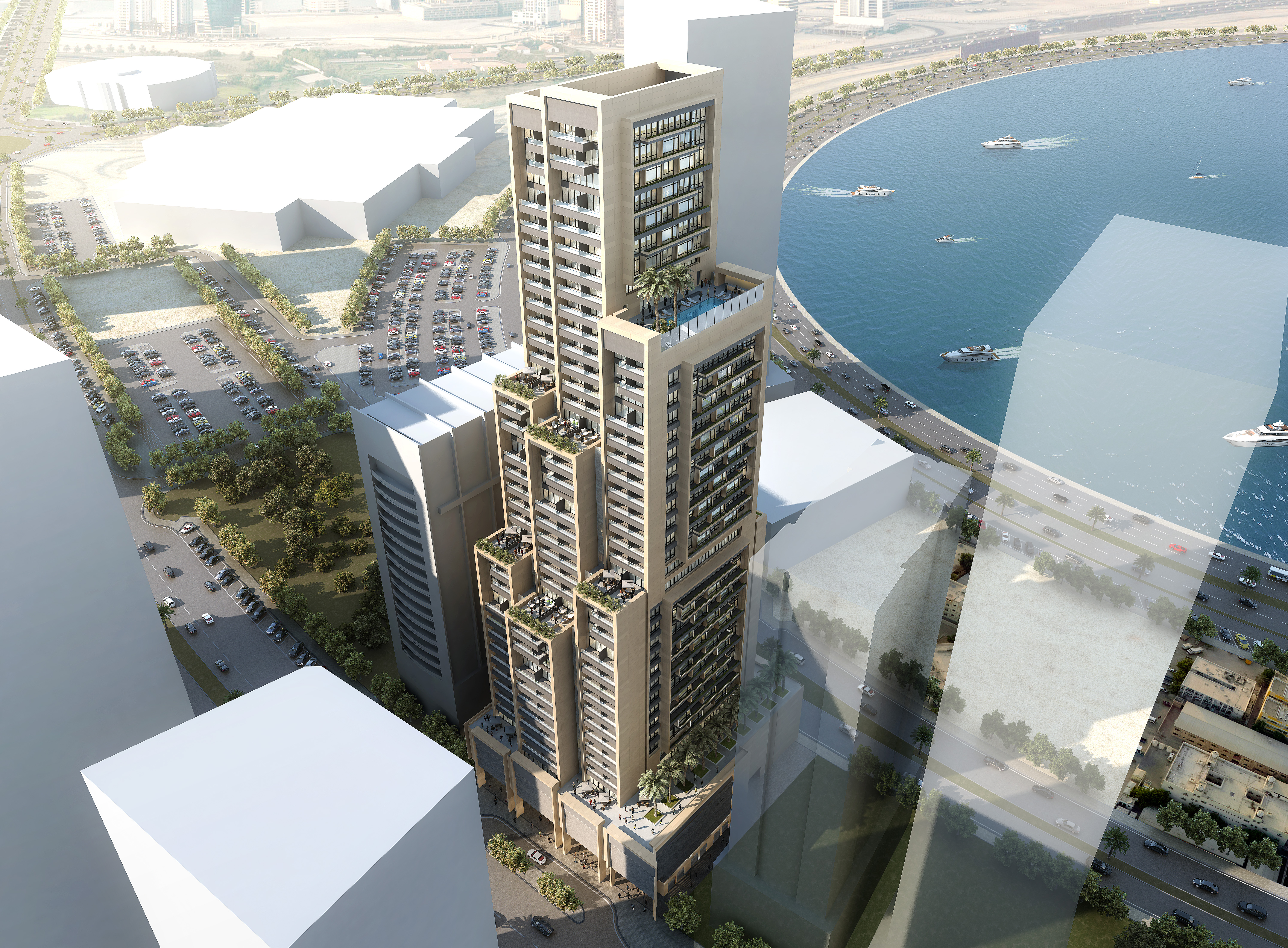 Al Ta'awon Residential Tower by studio AS+R - Architizer